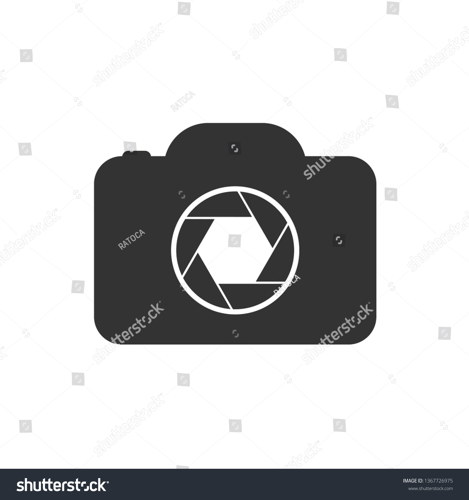 Shutter Cam Symbol Stock Vector (Royalty Free) 1367726975 | Shutterstock