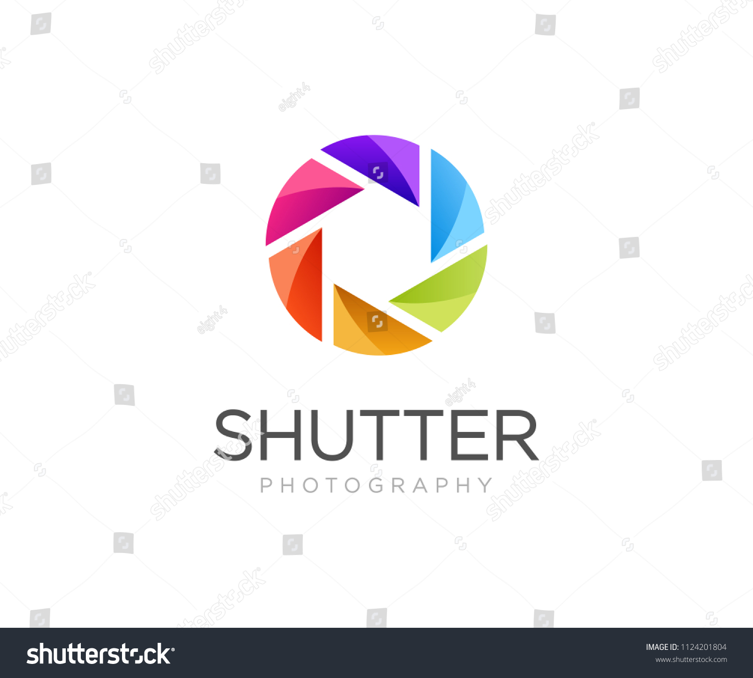 Shutter Photography Logo Design Template Vector Stock Vector (Royalty ...