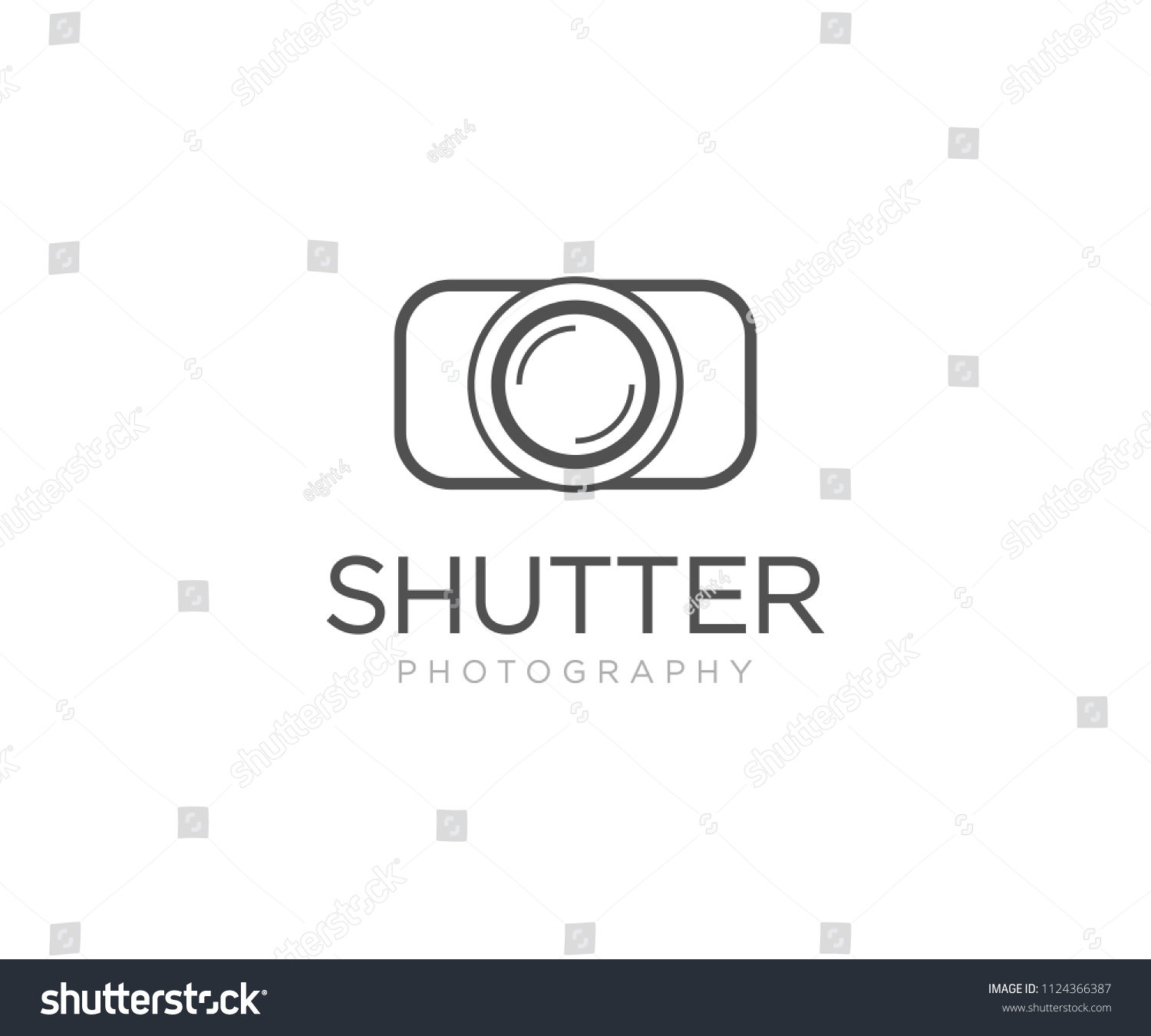 Shutter Photography Logo Design Template Vector 스톡 벡터(로열티 프리 ...
