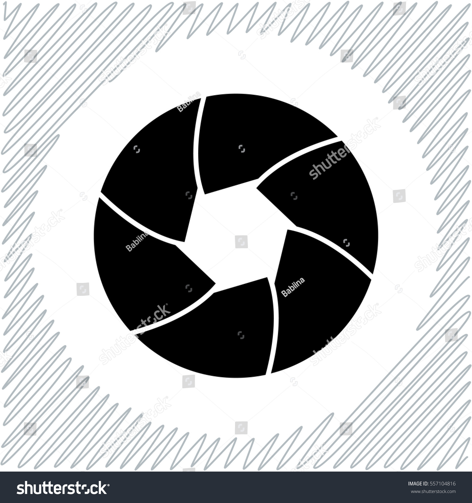 Shutter Vector Icon Black Illustration Stock Vector (Royalty Free ...