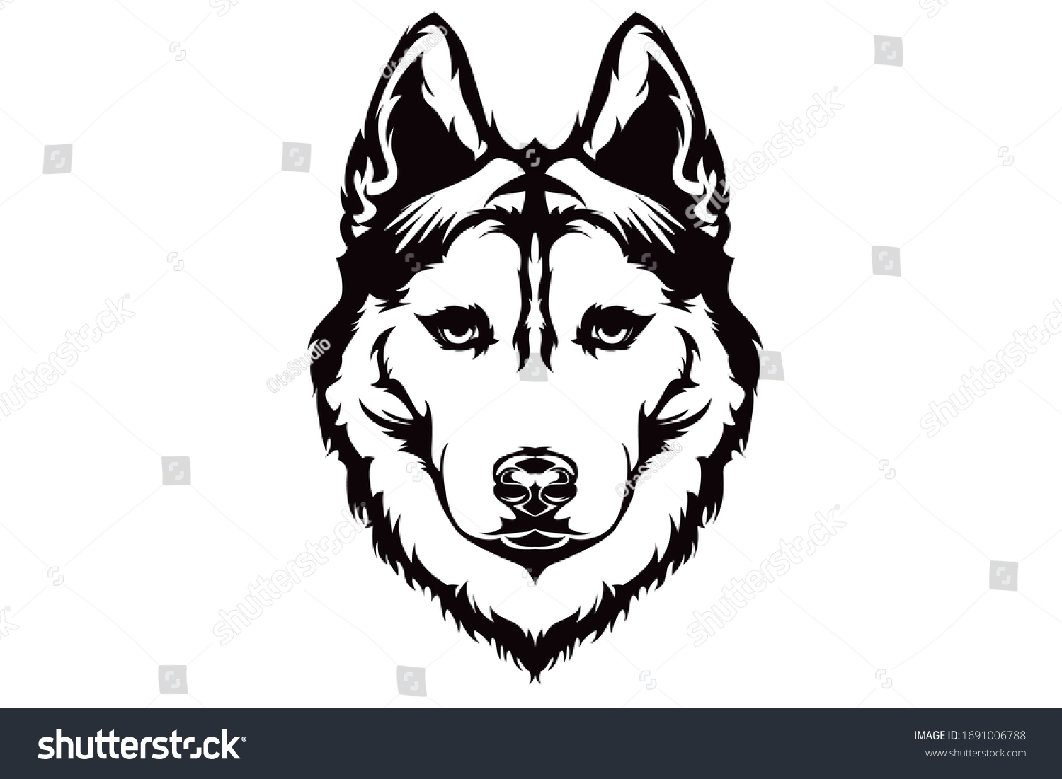 20,419 Husky dog vector Images, Stock Photos & Vectors | Shutterstock
