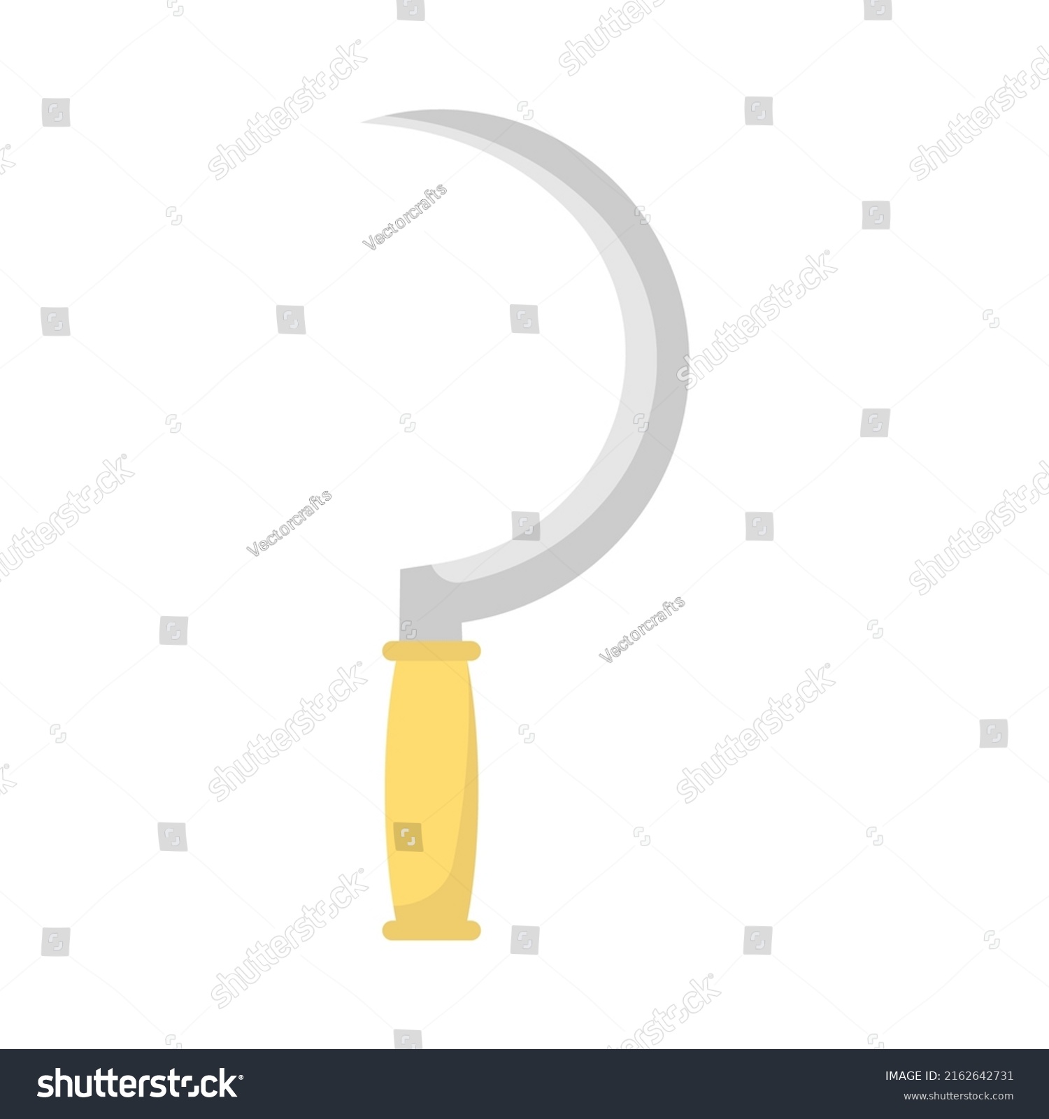 Sickle Icon Design Template Vector Illustration Stock Vector (Royalty ...
