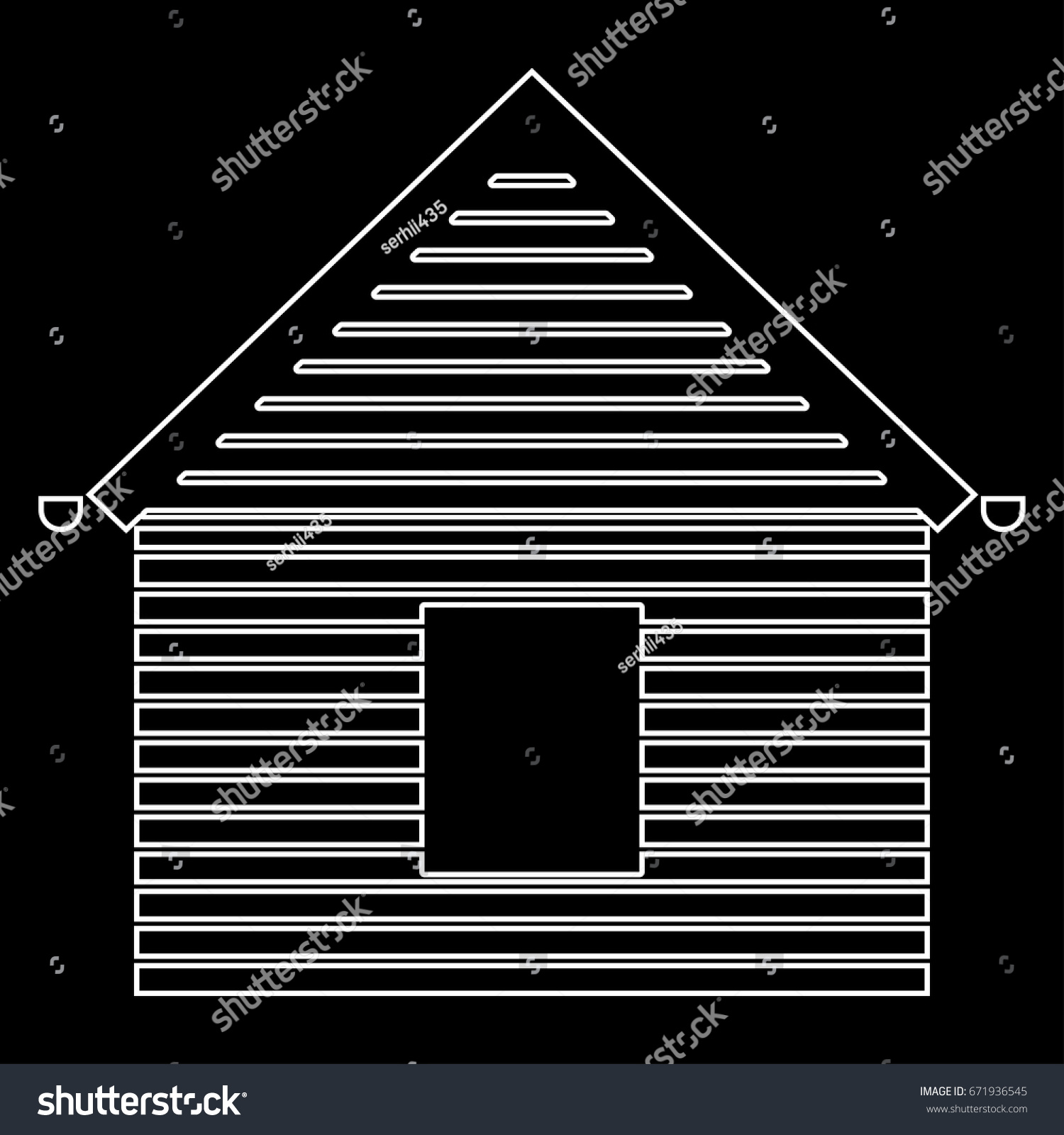 Siding Front Icon: เวกเตอร์สต็อก (ปลอดค่าลิขสิทธิ์) 671936545 ...