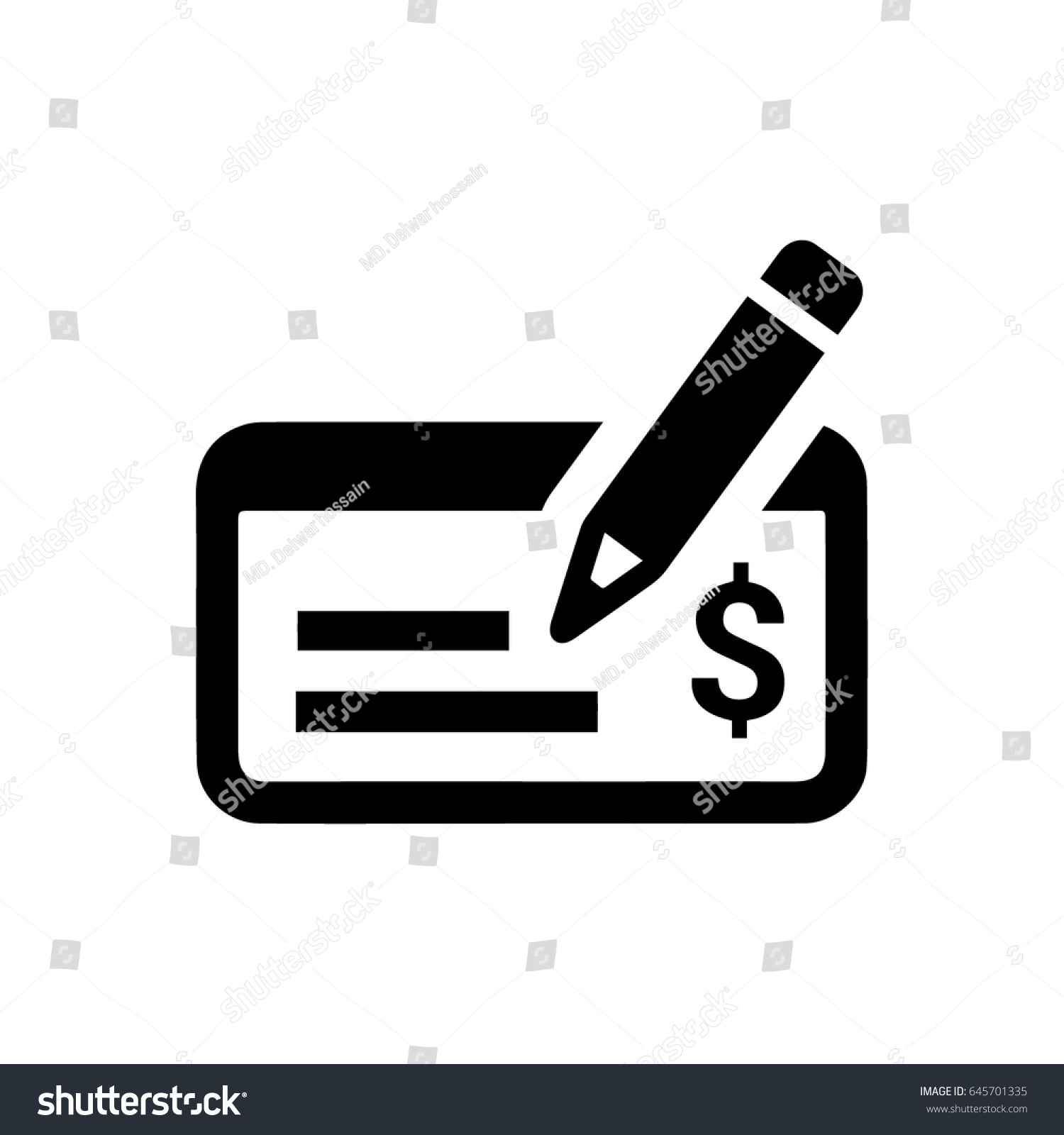 Sign Check Icon Stock Vector (Royalty Free) 645701335 | Shutterstock