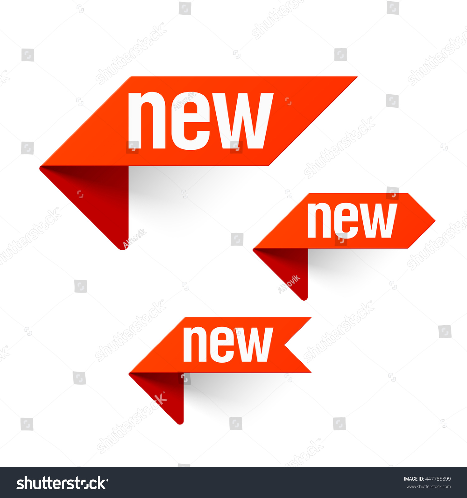 Sign New Stock Vector (Royalty Free) 447785899