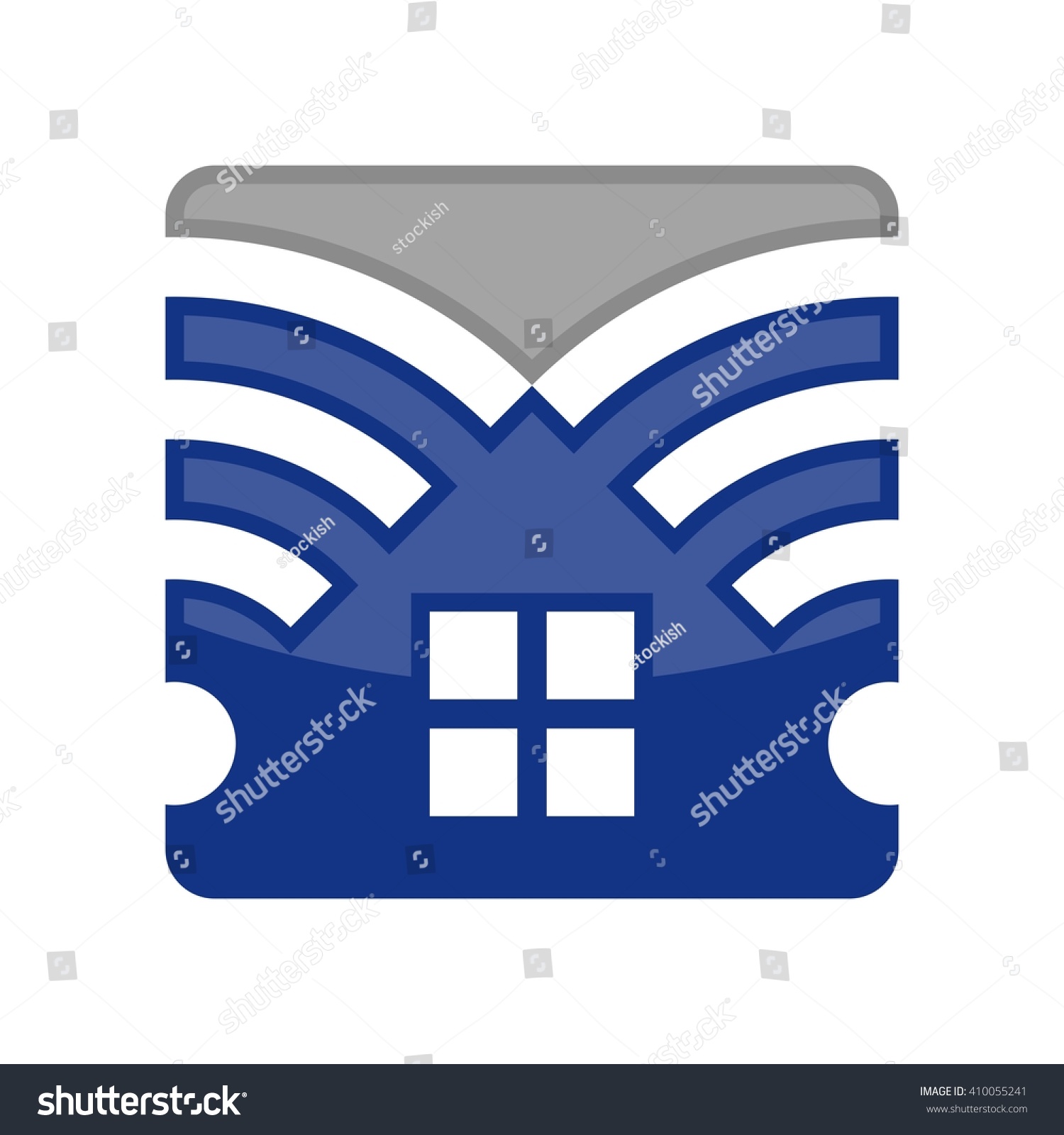 Signal Home Logo Vector Stock Vector (Royalty Free) 410055241 ...