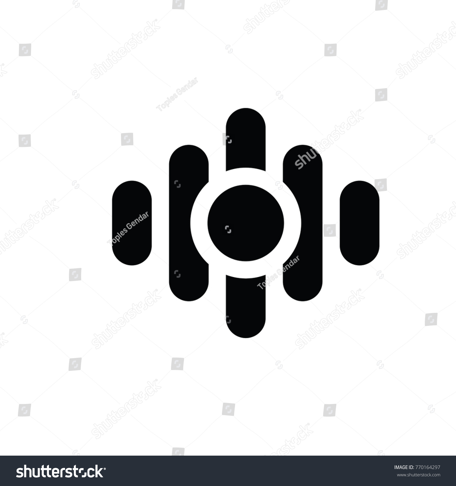 Signal Icon Logo Vector Stock Vector (Royalty Free) 770164297