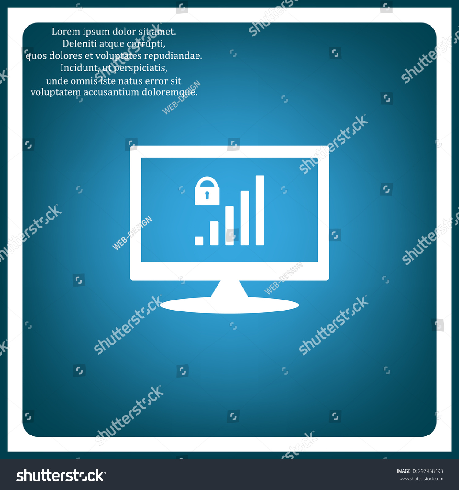 Signal Strength Indicator Closed Access Icon Stock Vector (Royalty Free ...