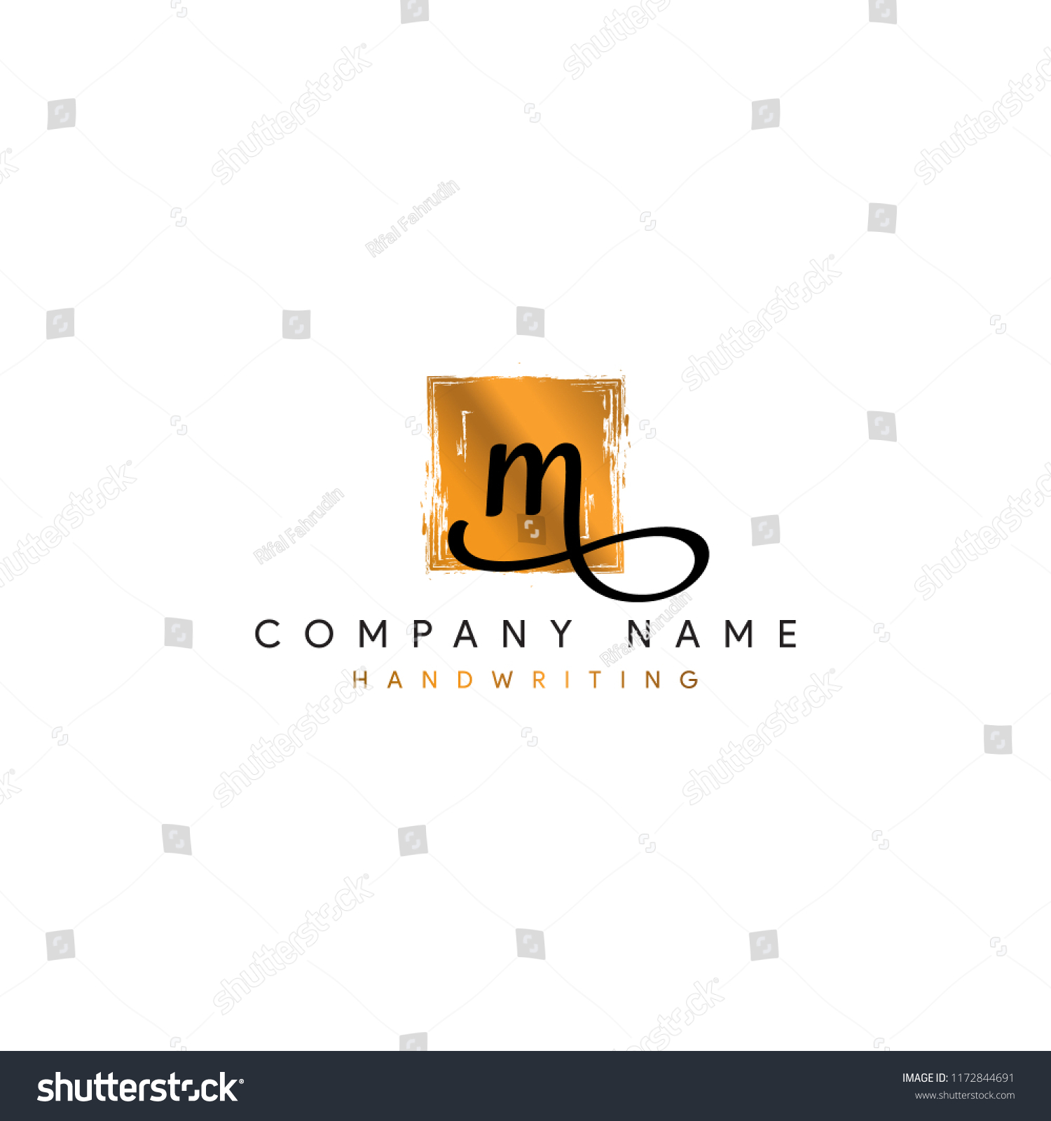Signature M Logo Stock Vector (Royalty Free) 1172844691 | Shutterstock
