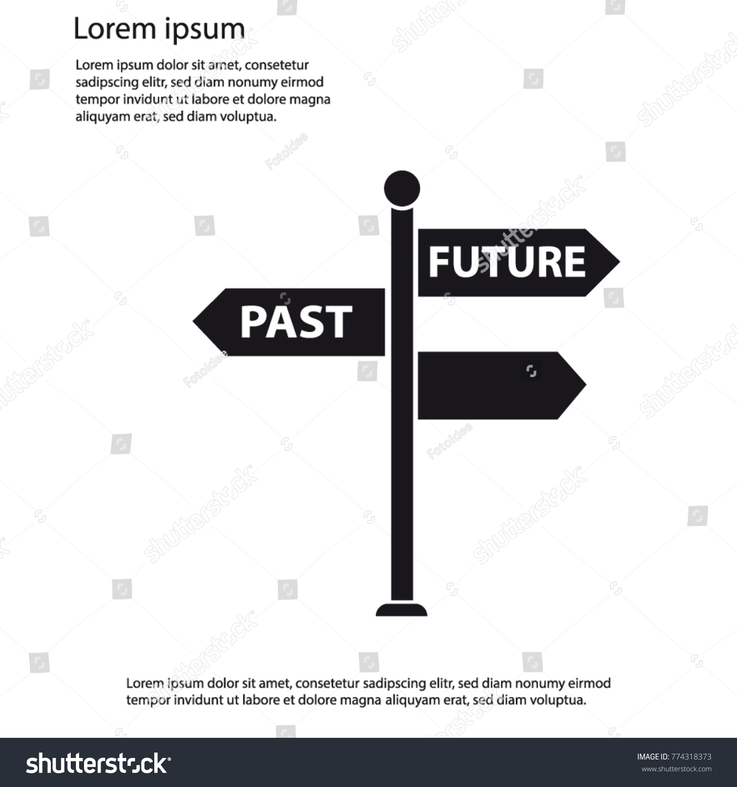 Icono Pasado Presente Futuro