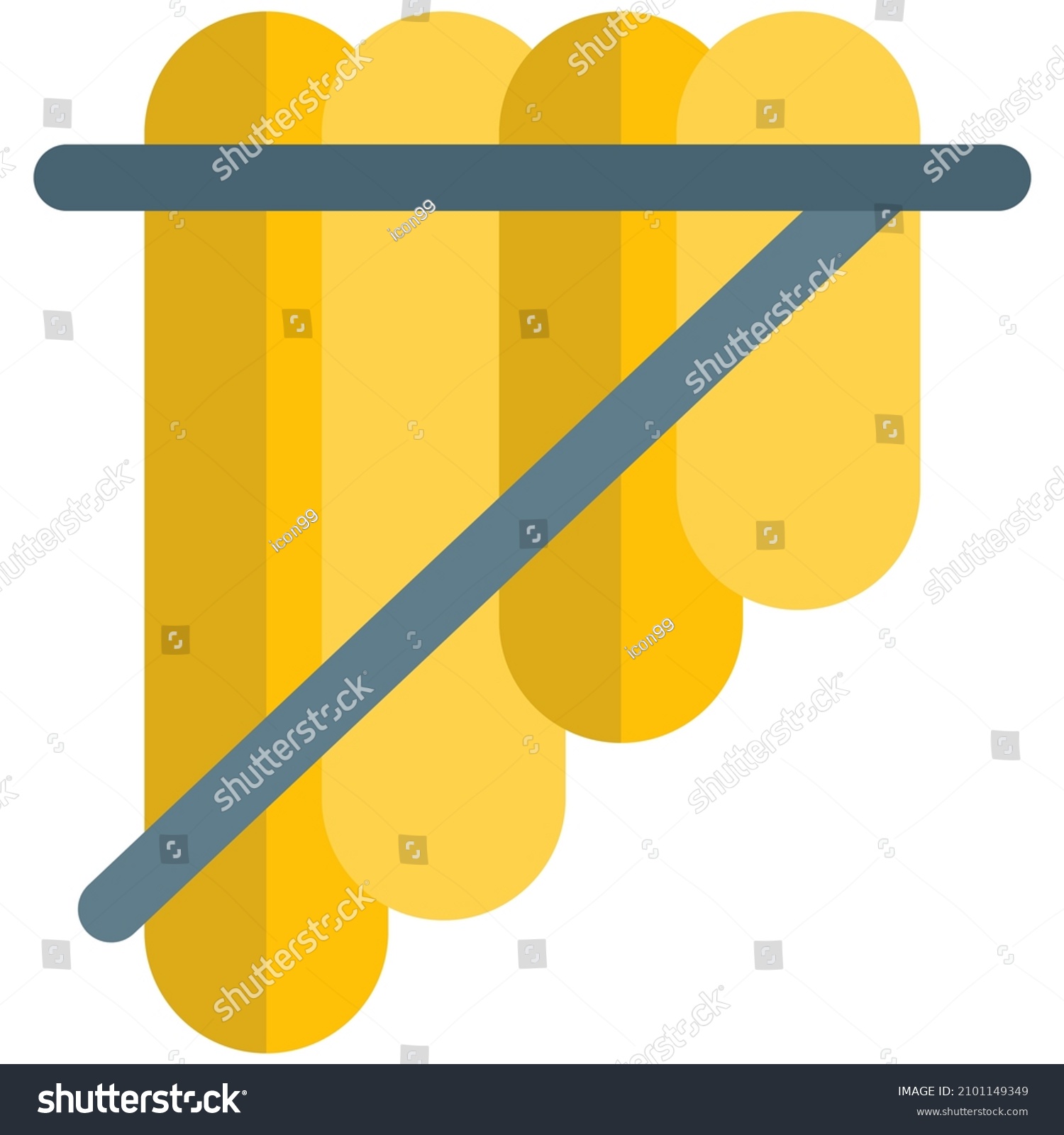 Siku Flute Like Shape Combination Set Stock Vector (Royalty Free ...