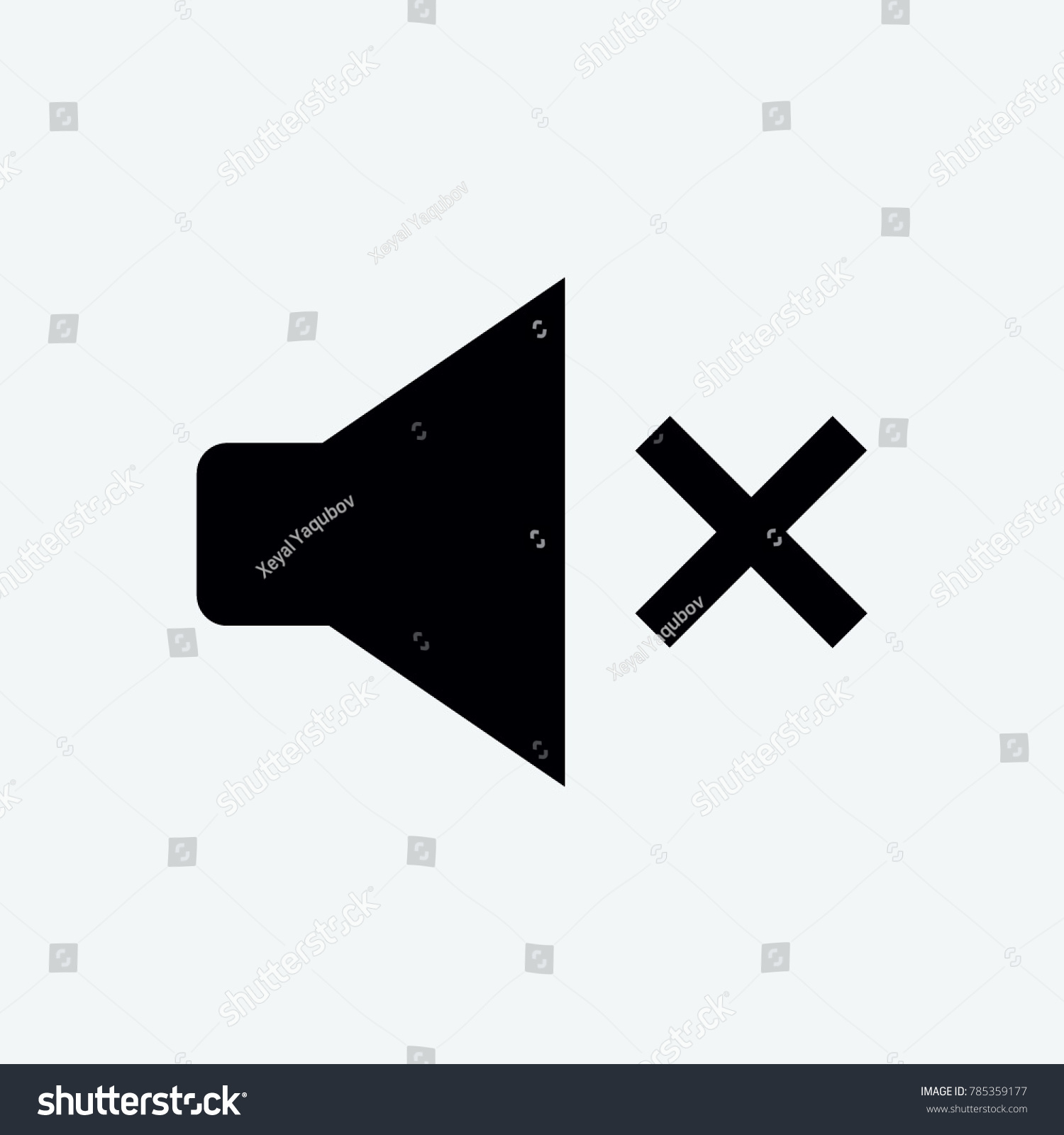 Silent Mode Icon Vector Stock Vector (Royalty Free) 785359177 ...