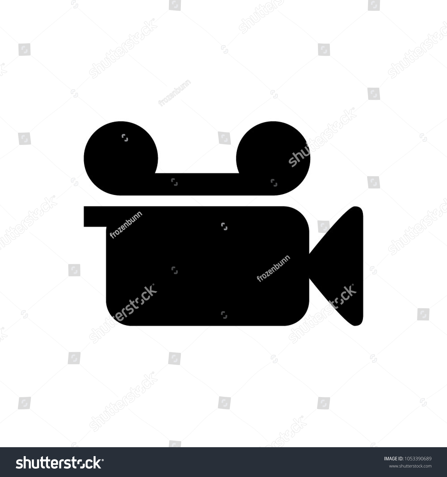 Silhouette Camera Icon Vector Illustration Stock Vector (Royalty Free ...