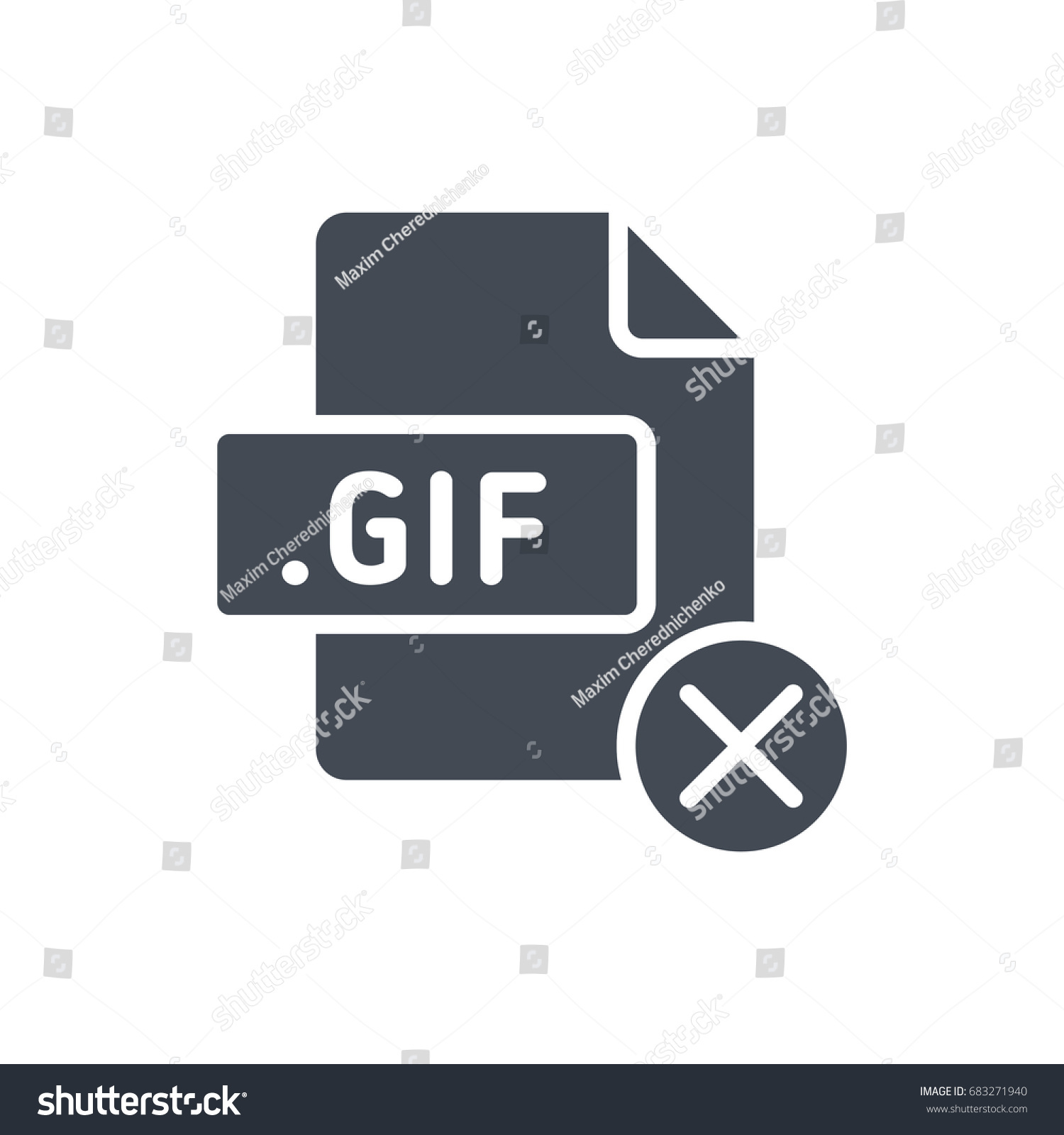 Silhouette File Format Decline Vector Gif: เวกเตอร์สต็อก (ปลอดค่า ...