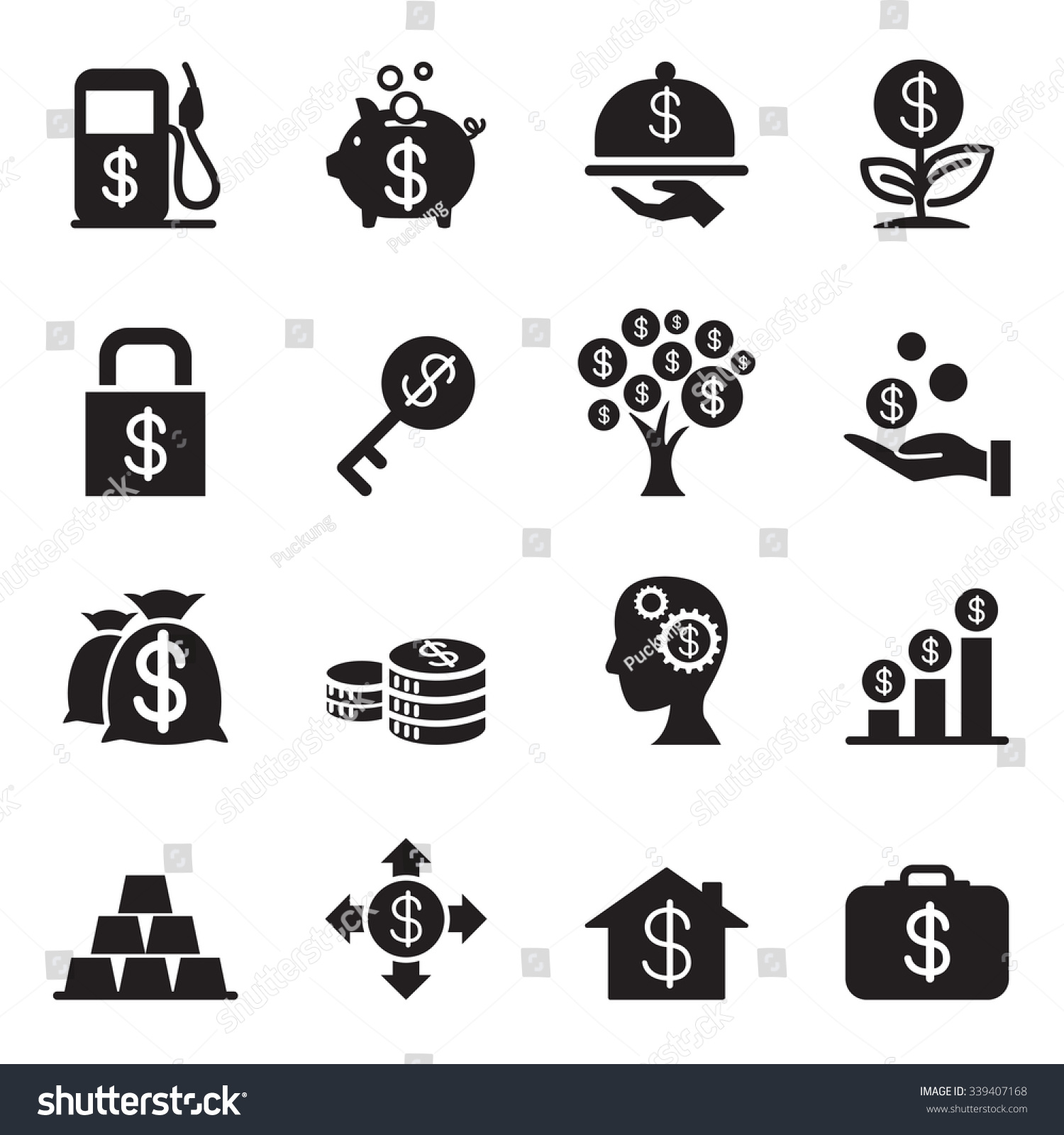 Silhouette Financial Investment Icons Set Stock Vector (Royalty Free ... Silhouette Financial Investment Icons Set Stock Vector (Royalty Free ...