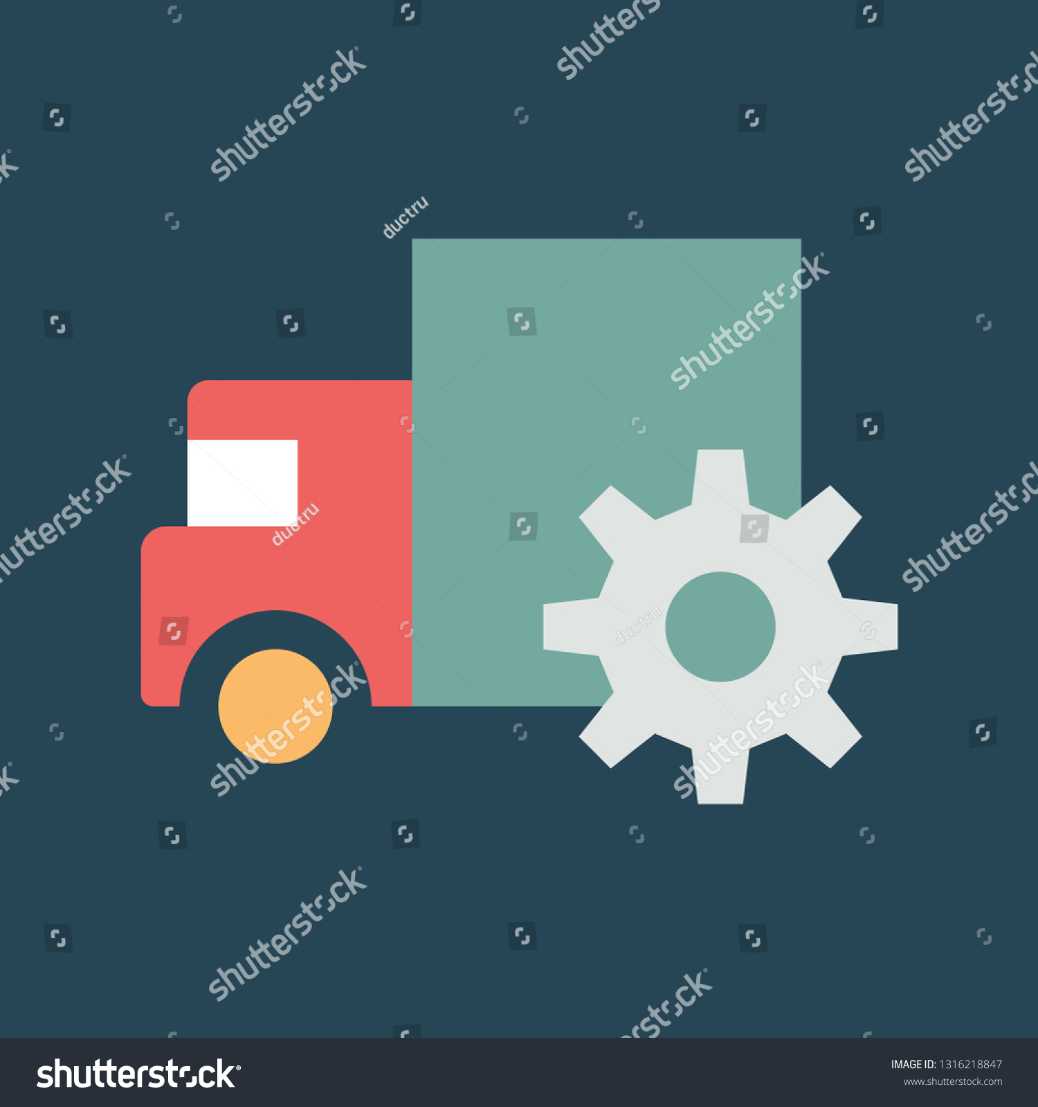 Silhouette Icon Car Customization Stock Vector (Royalty Free) 1316218847