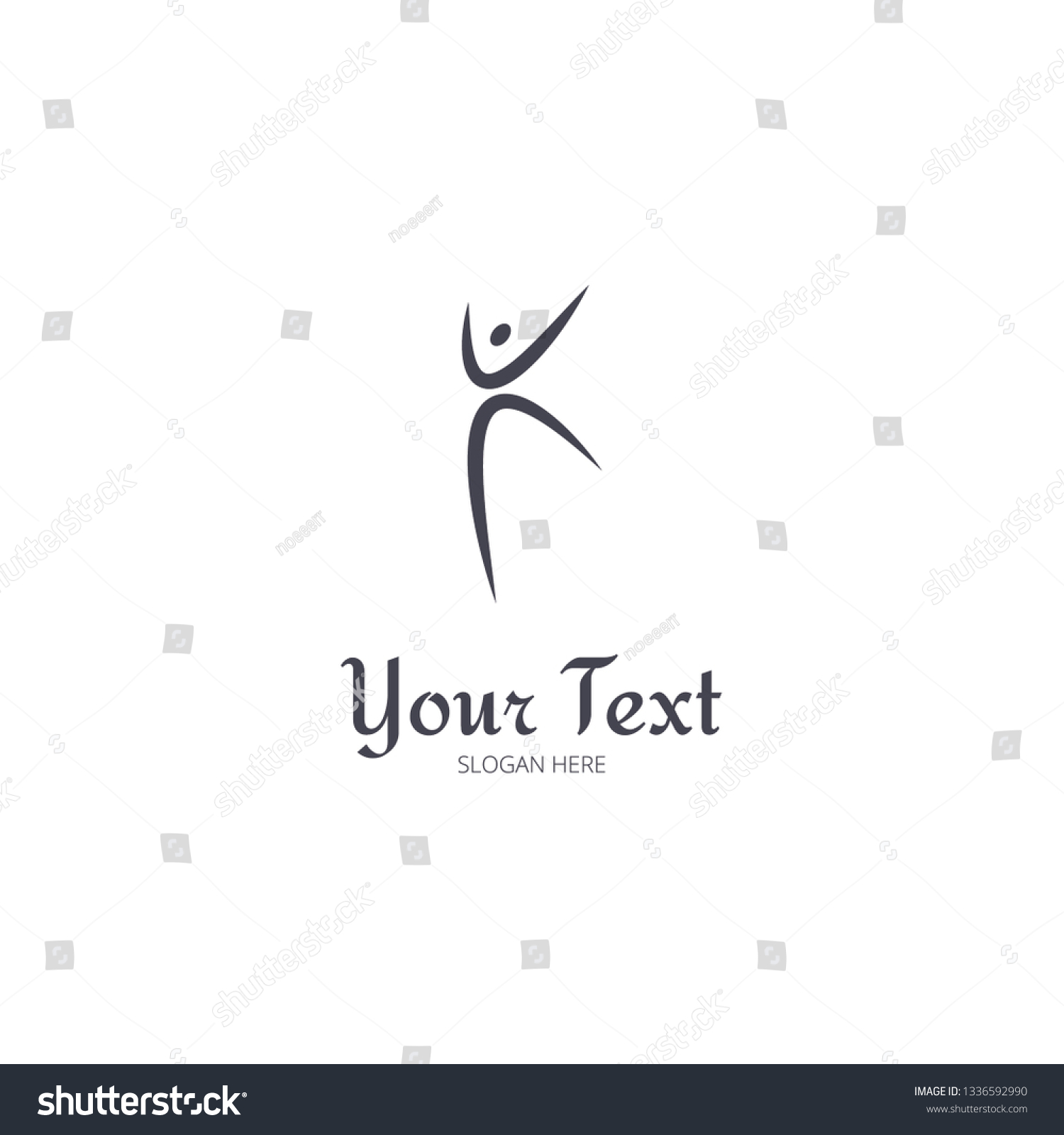 Silhouette Logo Template: เวกเตอร์สต็อก (ปลอดค่าลิขสิทธิ์) 1336592990 ...