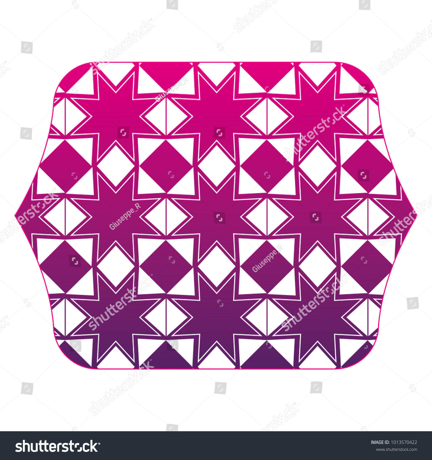 Silhouette Rectangle Pattern Geometric Shapes Background Stock Vector ...