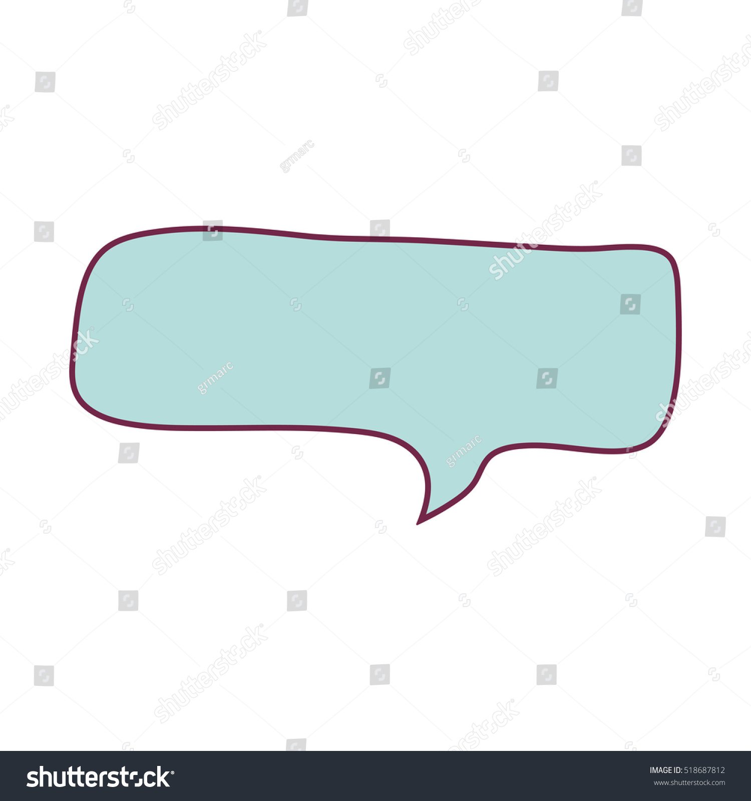 Silhouette Rounded Rectangle Callout Background Blue: vetor stock ... Silhouette Rounded Rectangle Callout Background Blue: vetor stock ...
