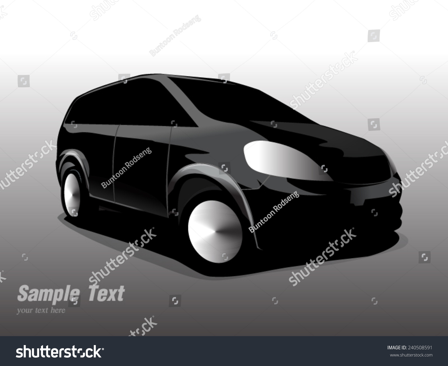 Silhouette Side Car Vector Illustration: vector de stock (libre de ...