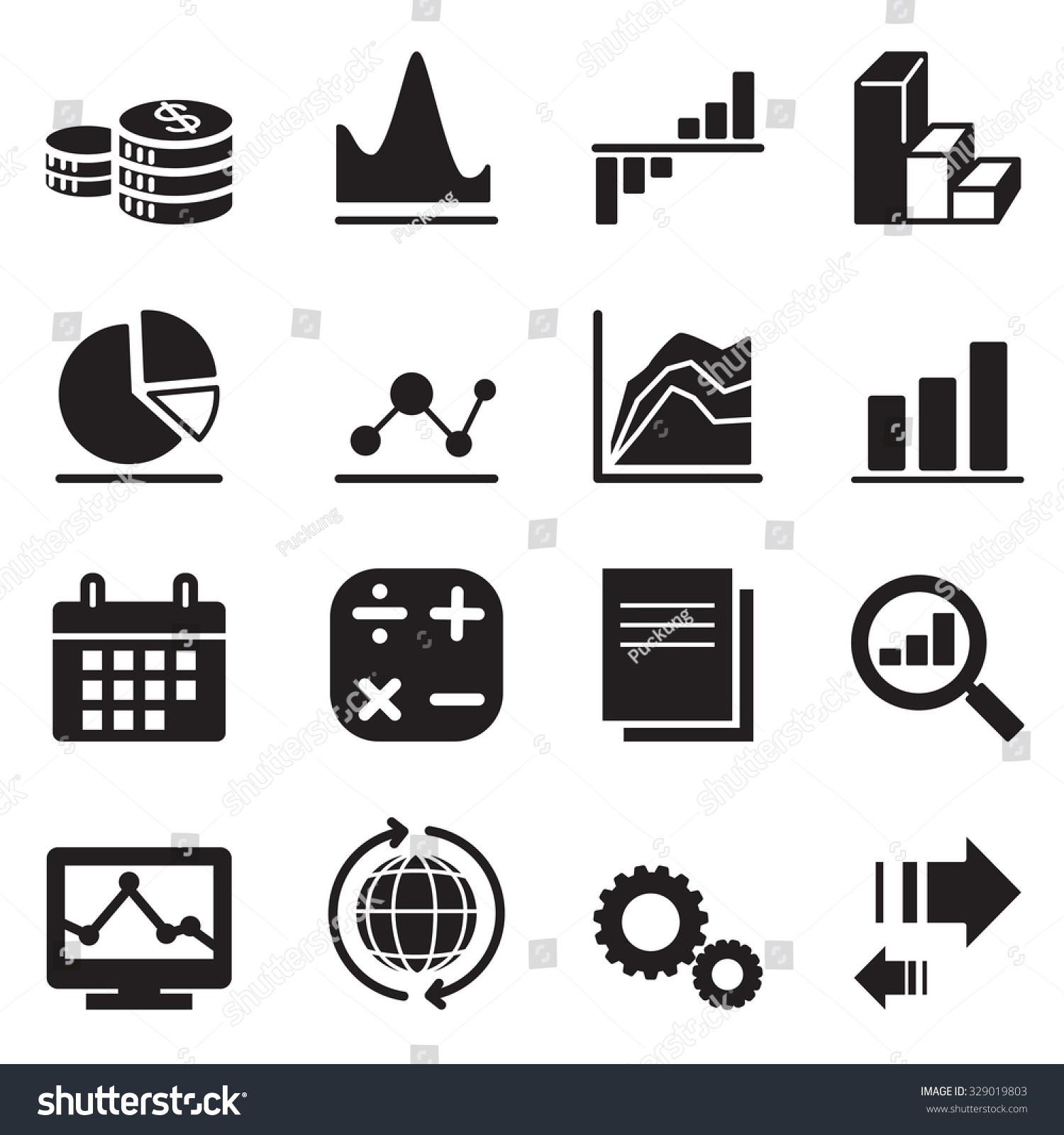 Silhoutte Simple Set Diagram Graphs Related Stock Vector (Royalty Free ... Silhoutte Simple Set Diagram Graphs Related Stock Vector (Royalty Free ...