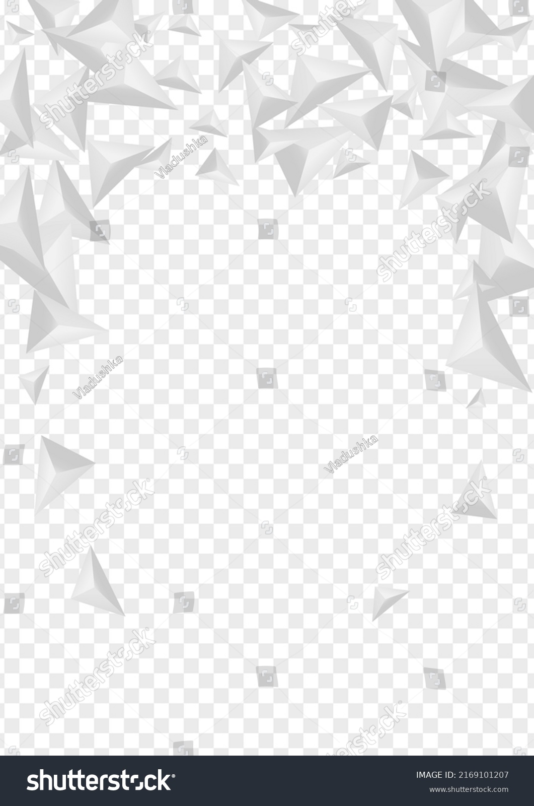 Silver Element Background Transparent Vector Crystal Stock Vector ...