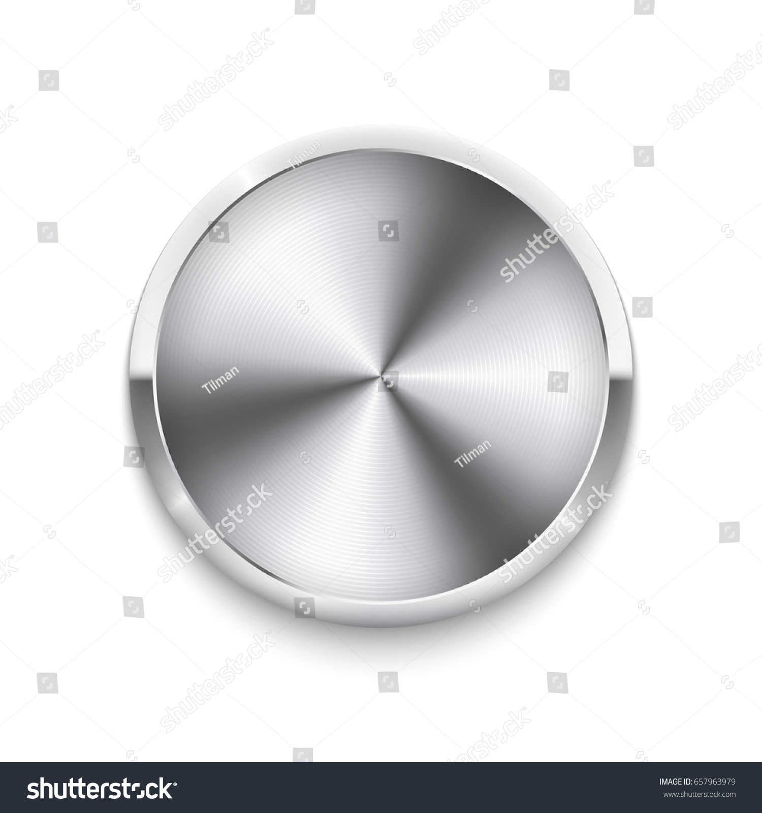 Silver Medal Vector Illustration Stock Vector (Royalty Free) 657963979 ...