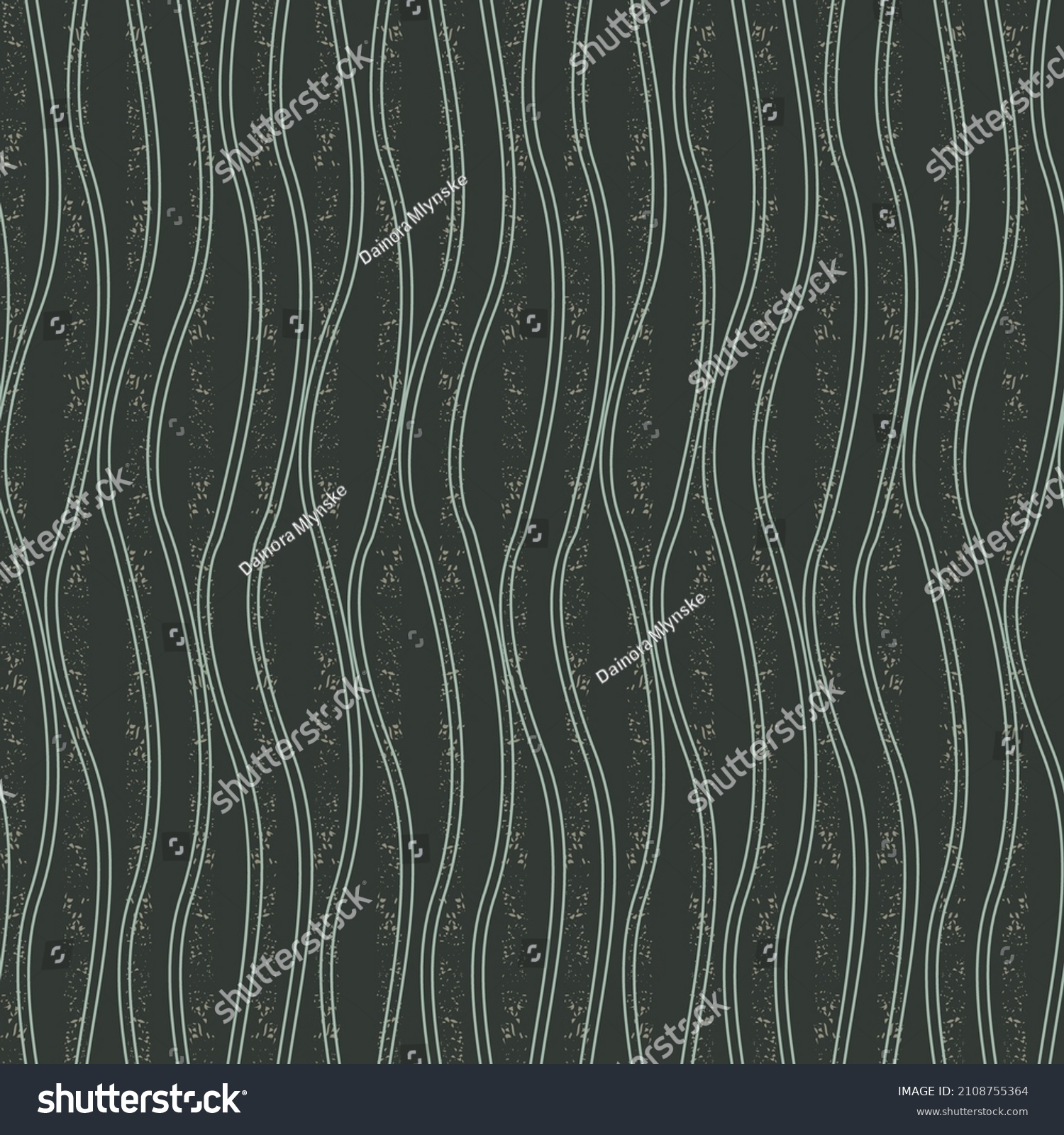 Silver Wavy Line Soft Green Background Stock Vector (Royalty Free ...