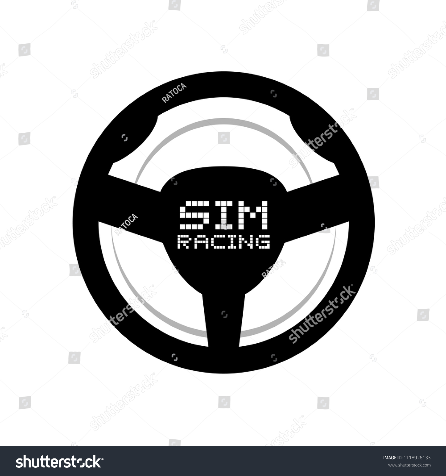 Sim Racing Symbol Stock Vector (Royalty Free) 1118926133 | Shutterstock