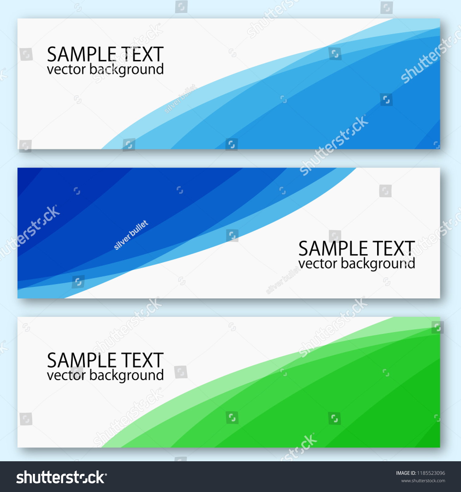 Simlpe Banner Template Stock Vector (Royalty Free) 1185523096