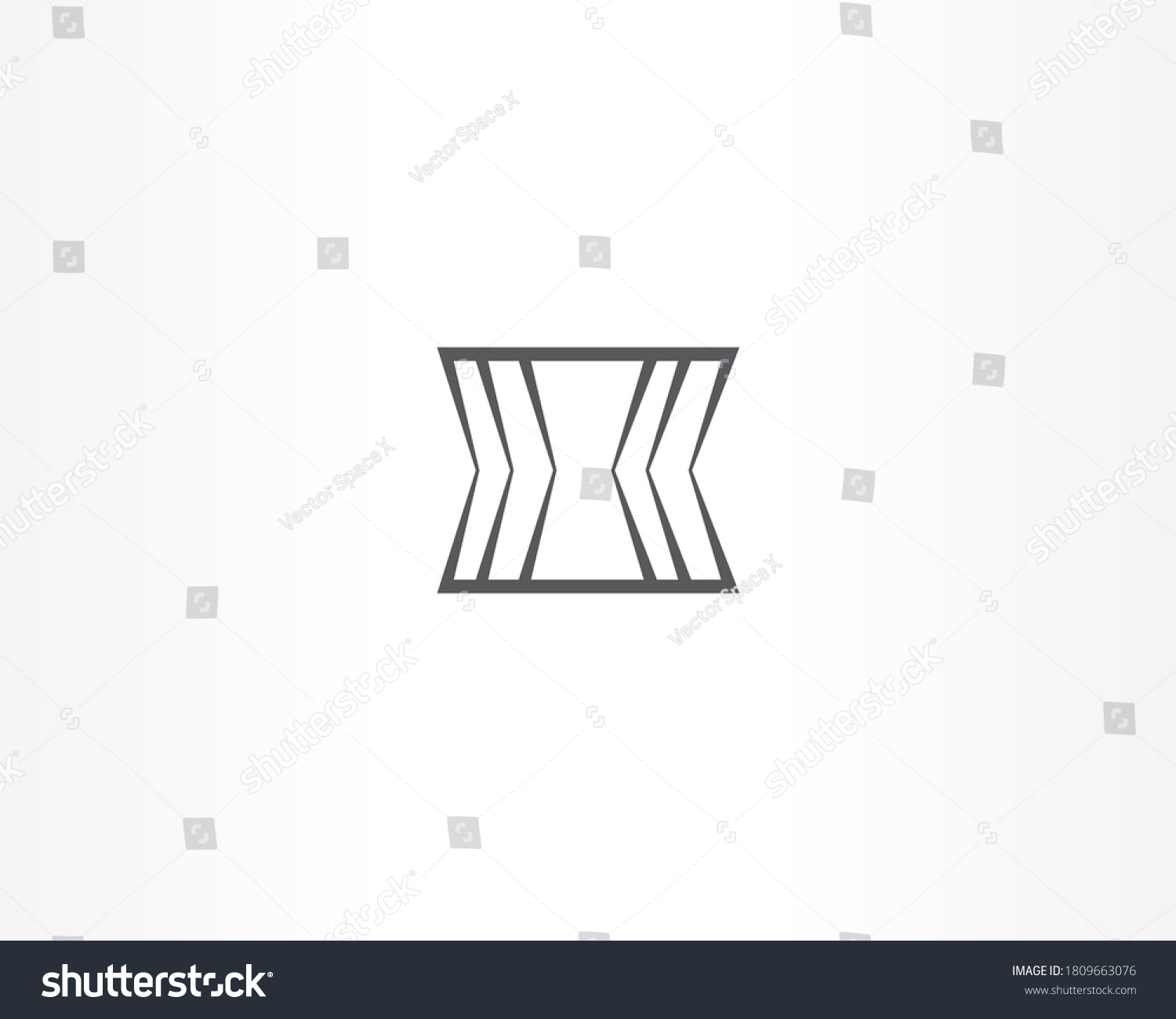 Simpe Line Vector Logo Design Template Stock Vector (Royalty Free ...