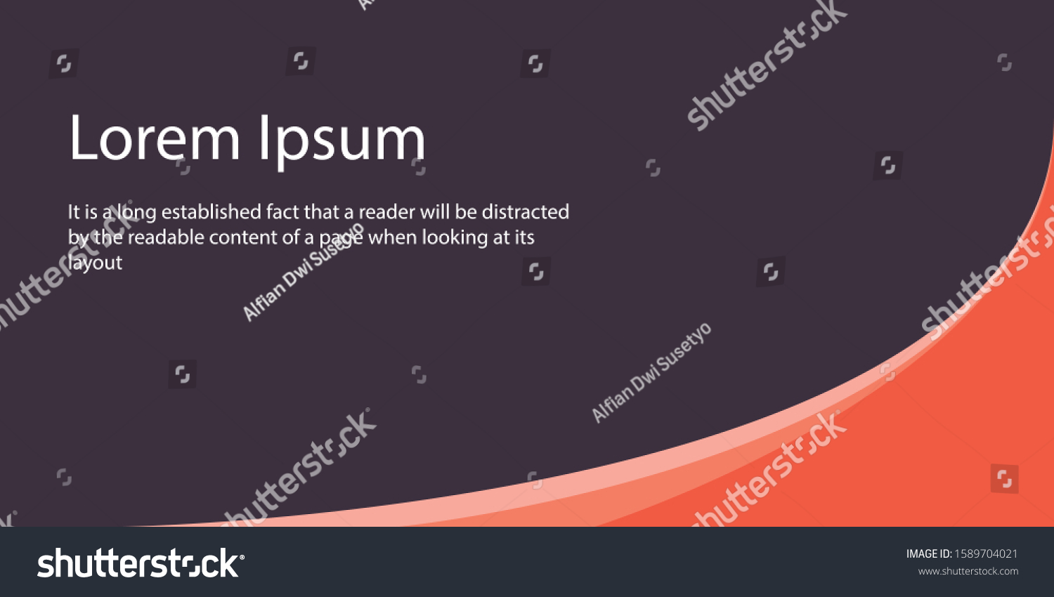 Simple Abstract Banner Design Vector Design Stock Vector (Royalty Free ...