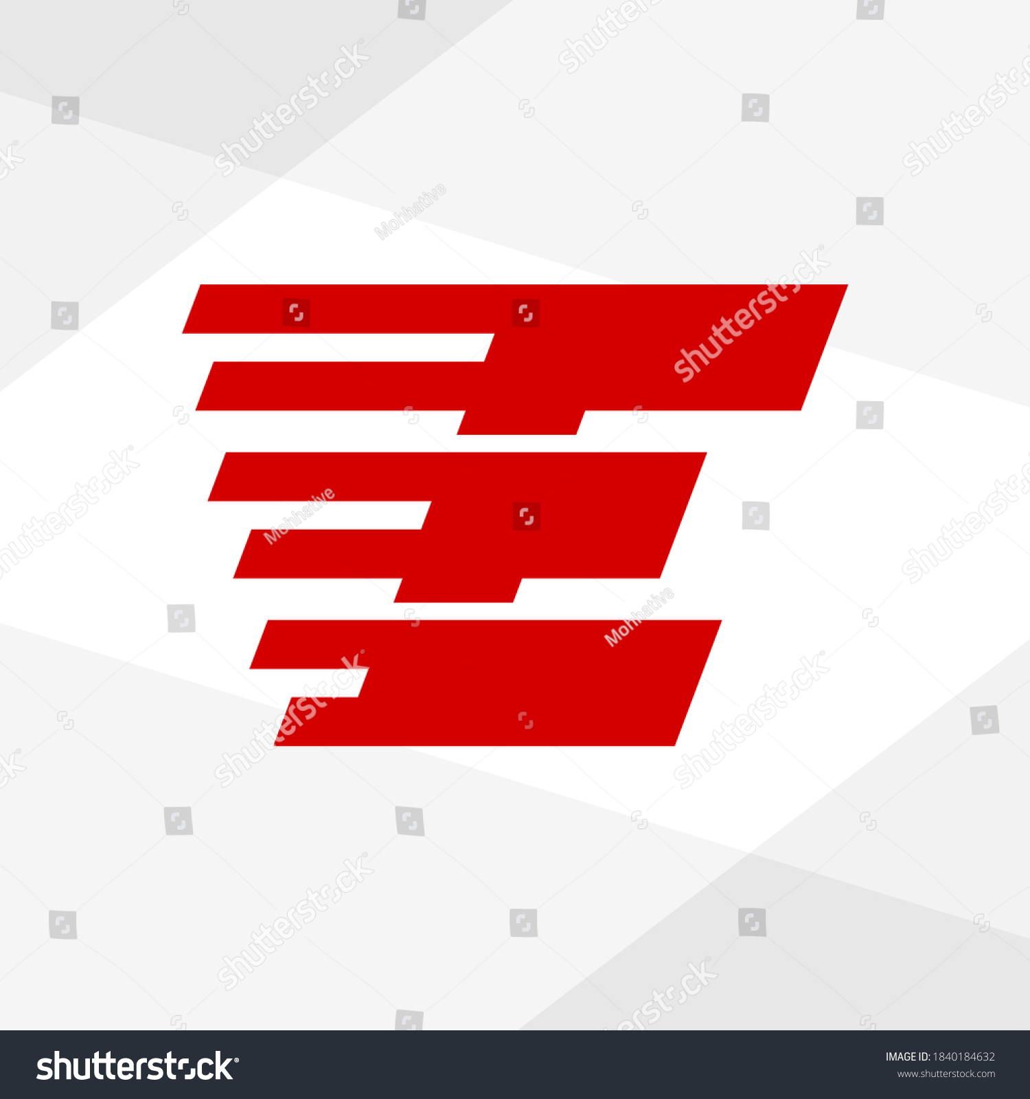 Simple Abstract Futuristic Letter E Logo Stock Vector (Royalty Free ...