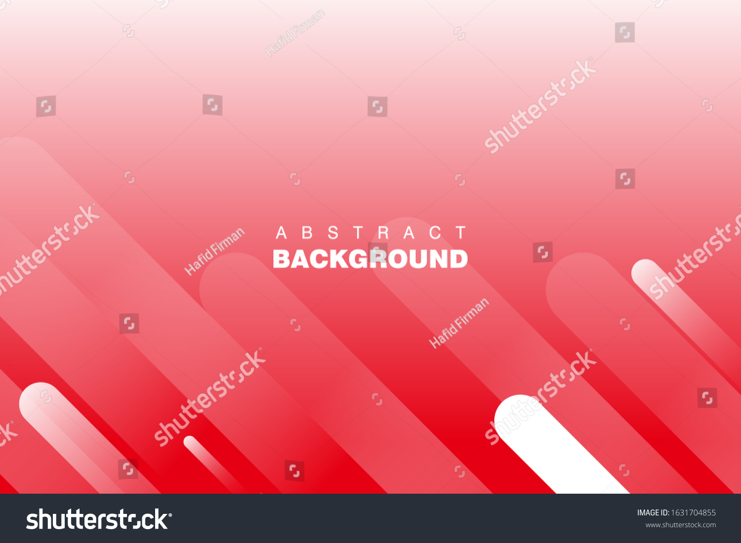 Simple Abstract Red White Background Design Stock Vector (Royalty Free ...