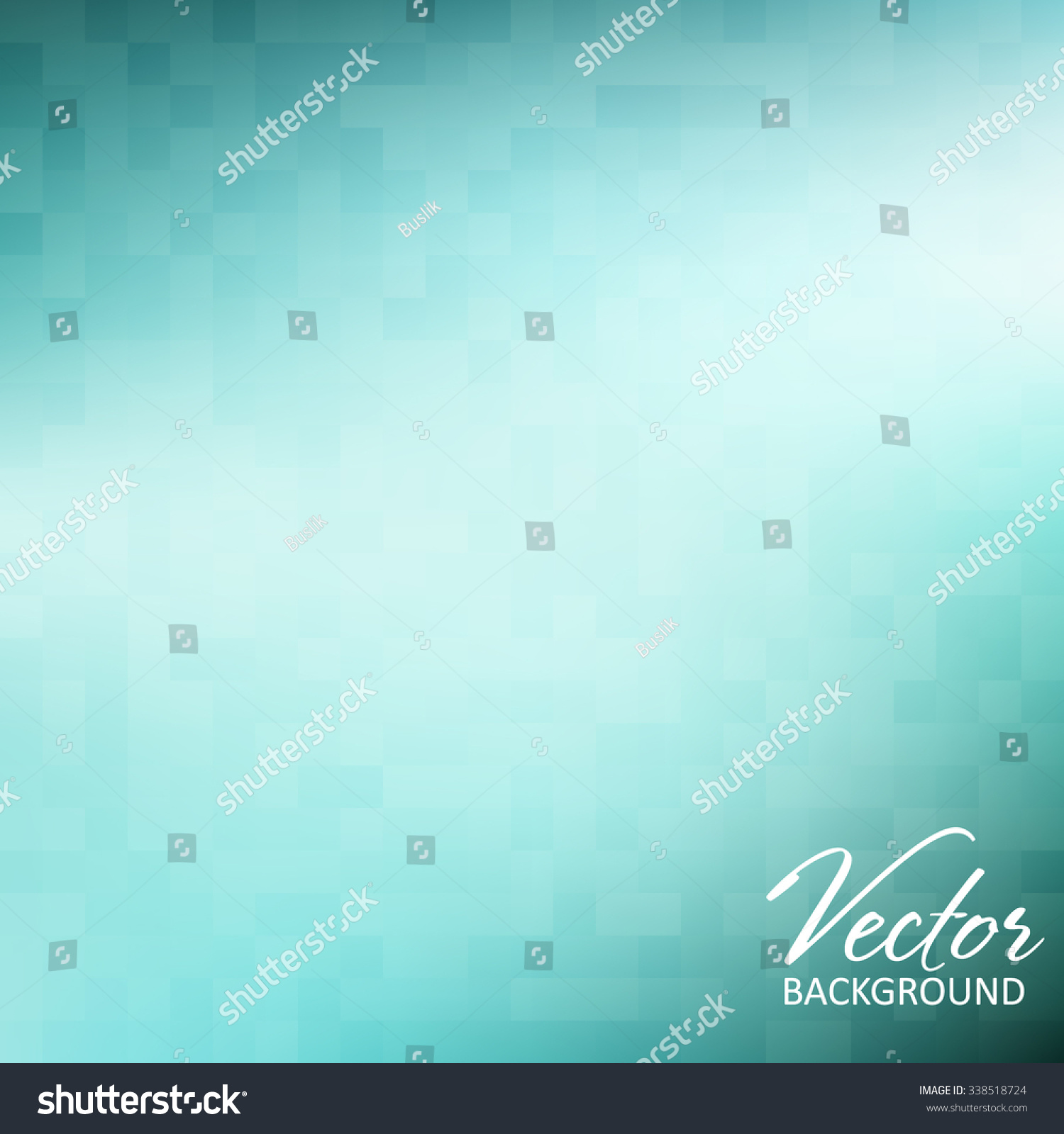 Simple Abstract Teal Background Gradient Mesh Stock Vector 338518724 ...