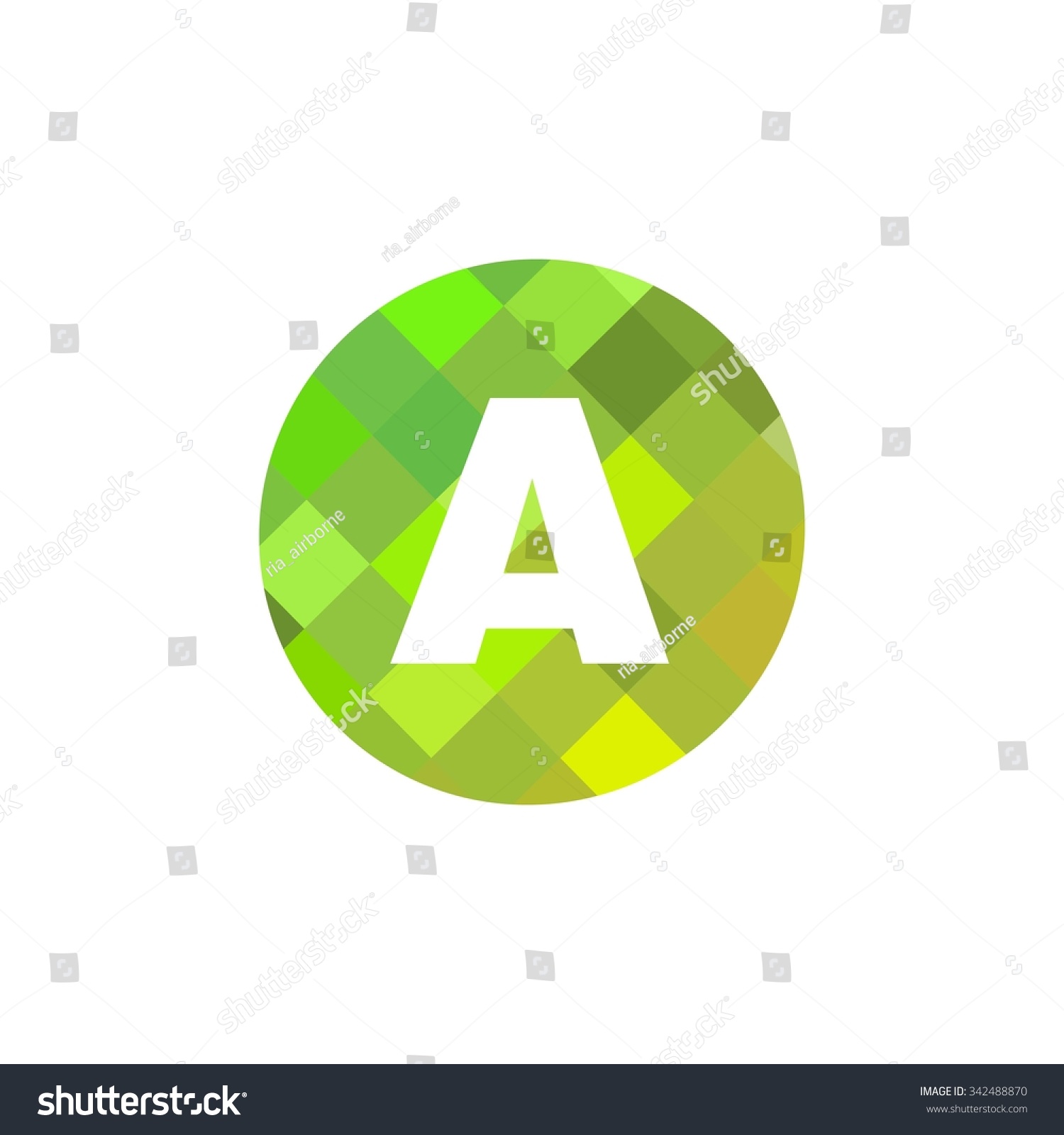 Simple Alphabetical Logo Template Stock Vector (Royalty Free) 342488870 ...