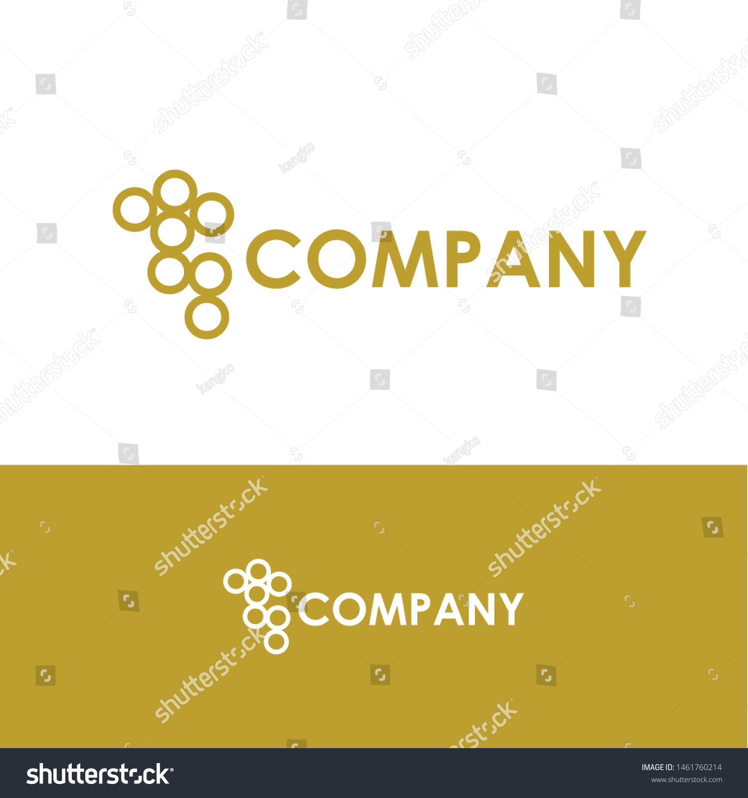 Simple Elegant Logo Vector Stock Vector (Royalty Free) 1461760214 ...