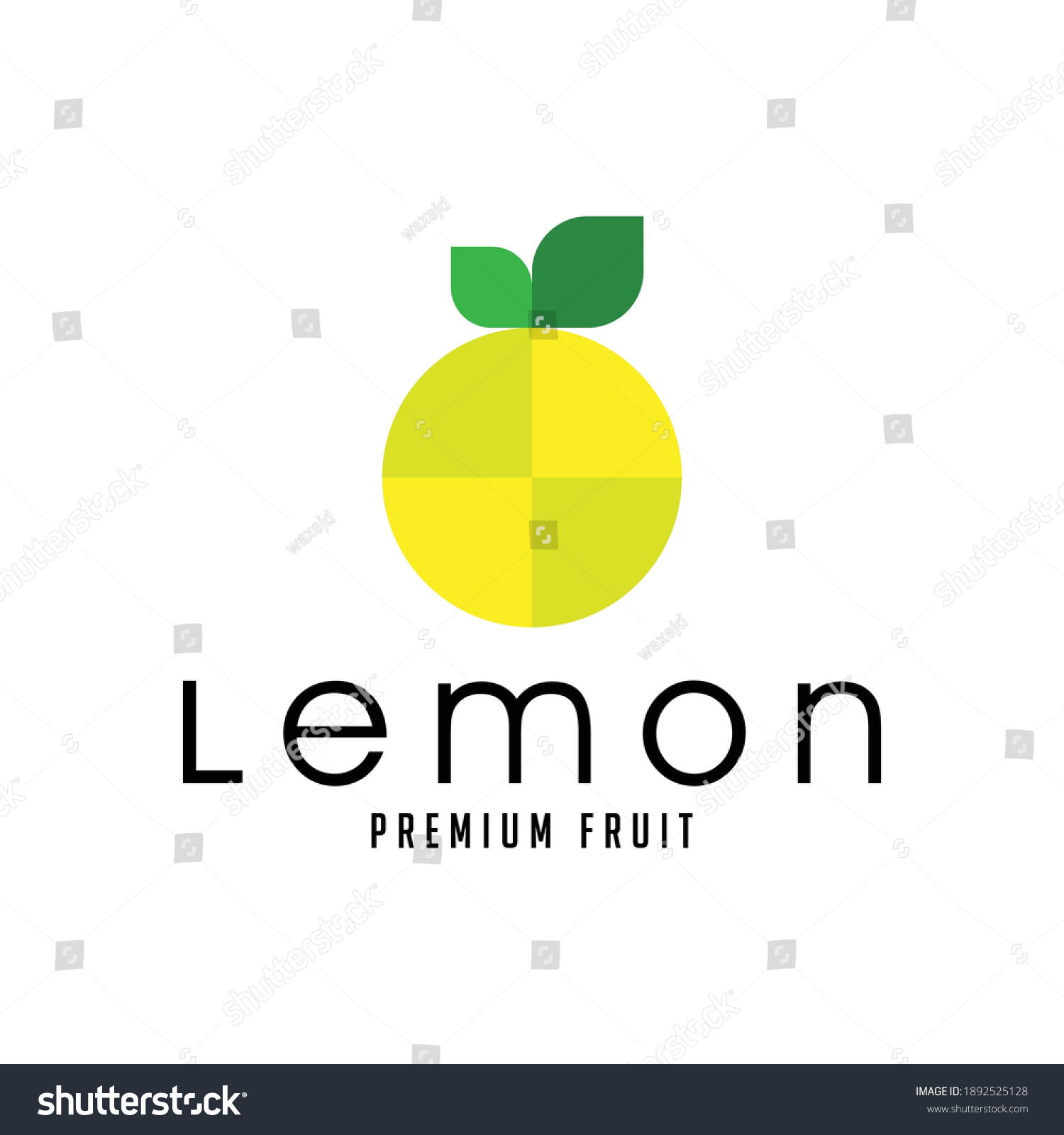 Vektor Stok Simple Unique Fresh Lemon Logo Vector (Tanpa Royalti ...
