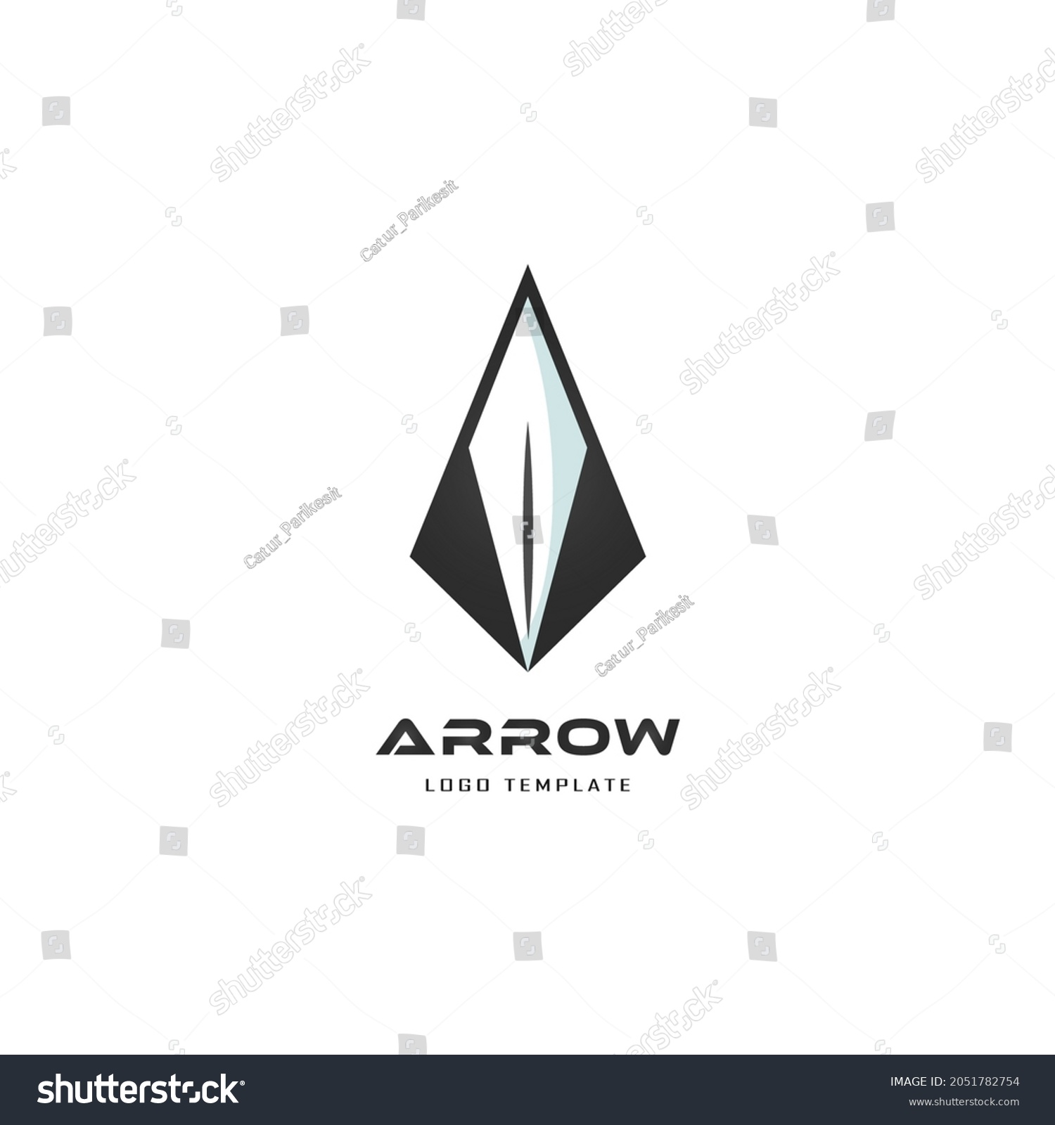 Simple Arrow Logo Vector Design Template Stock Vector (Royalty Free ...