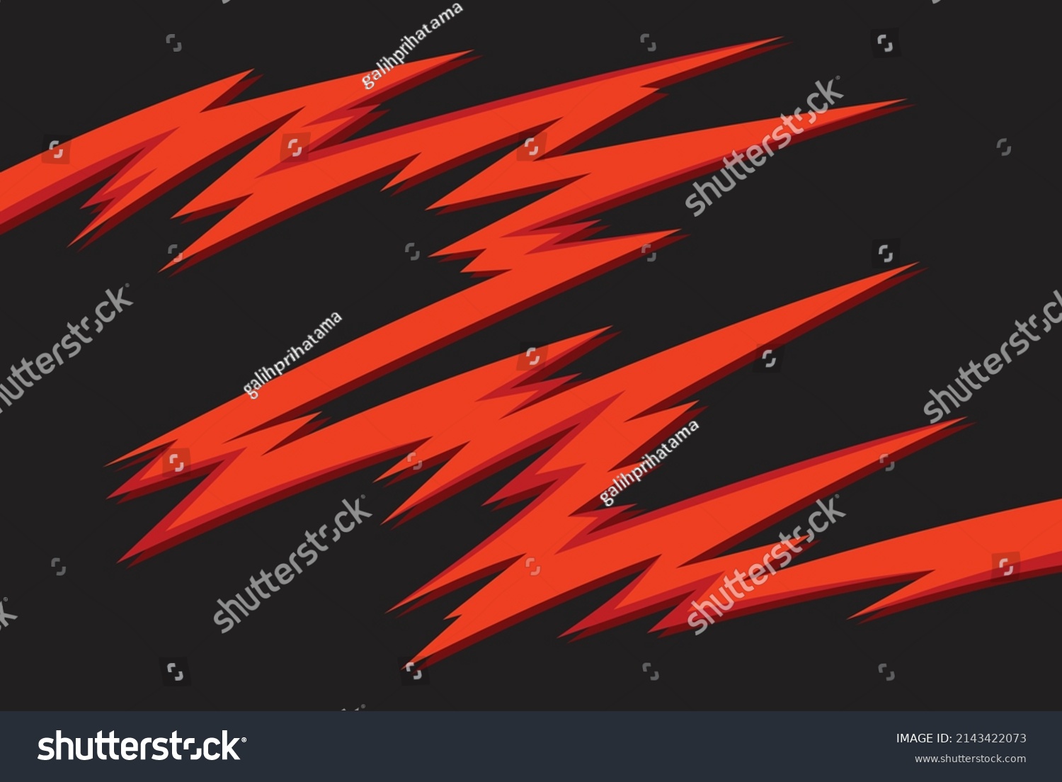 Simple Background Jagged Zigzag Spikes Pattern Stock Vector (Royalty ...