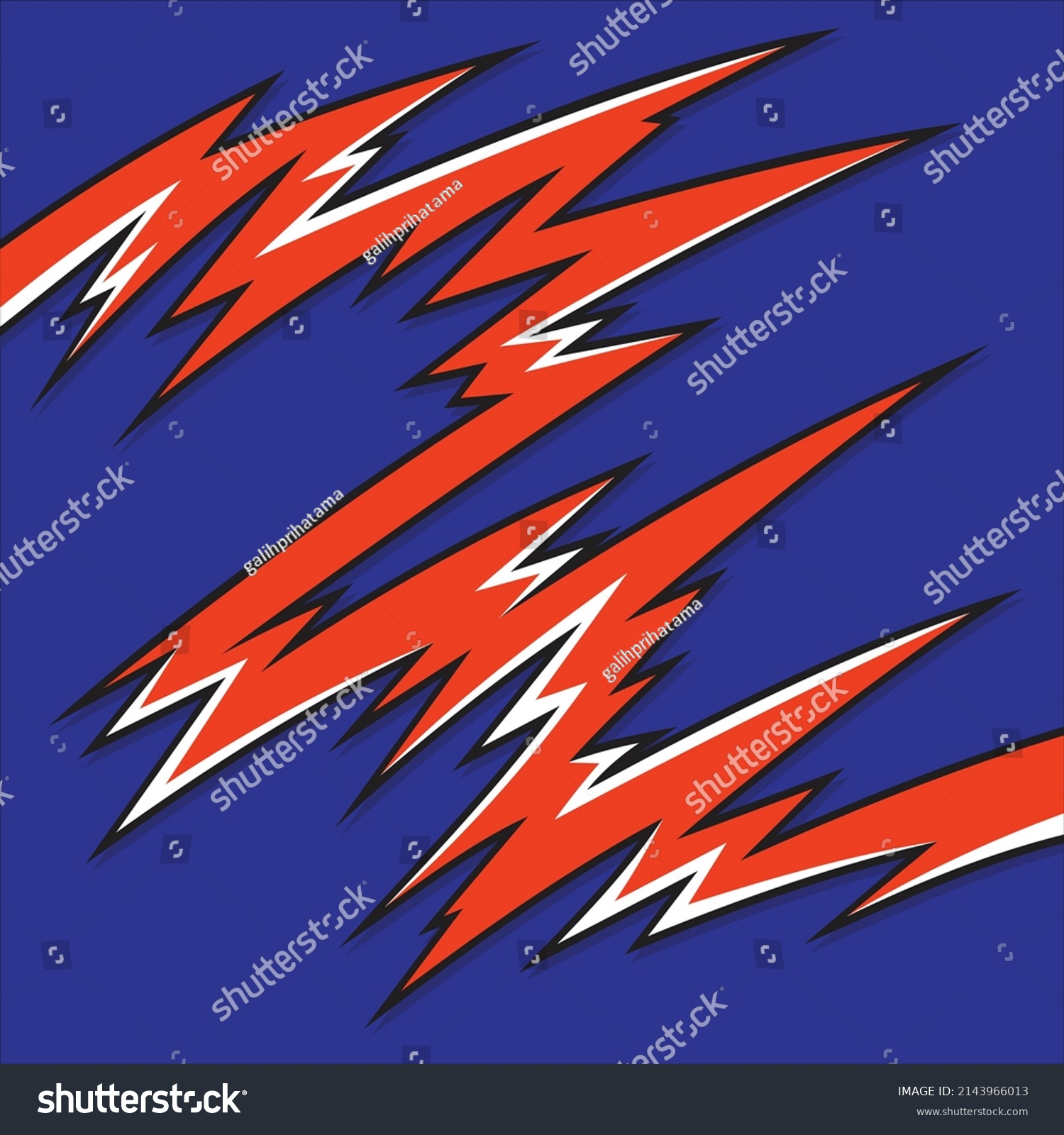 Simple Background Jagged Zigzag Spikes Pattern Stock Vector (Royalty ...