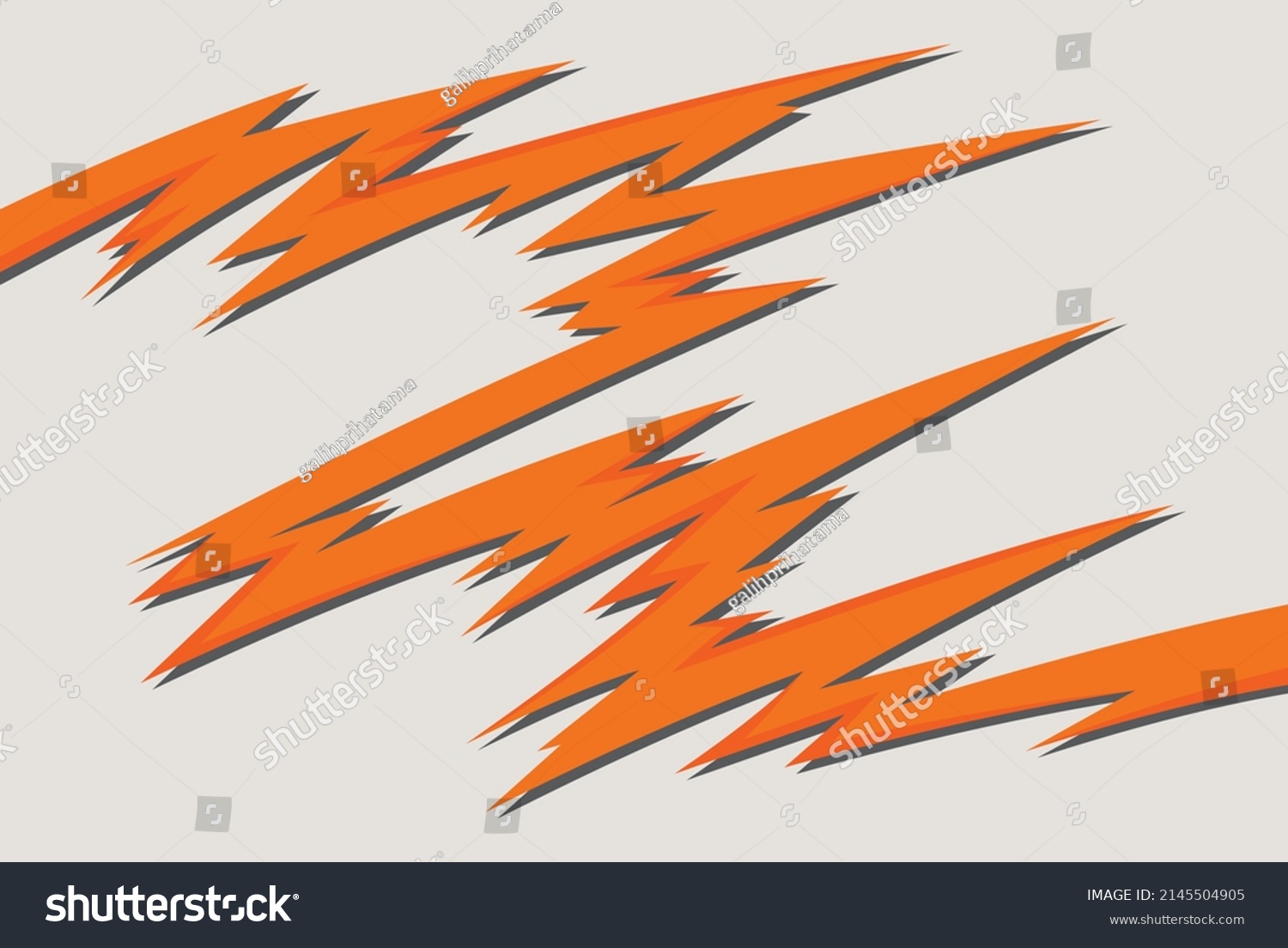Simple Background Jagged Zigzag Spikes Pattern Stock Vector (Royalty ...