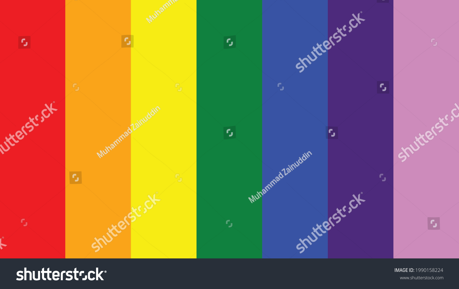 Simple Background Rainbow Color Combination Stock Vector (Royalty Free ...