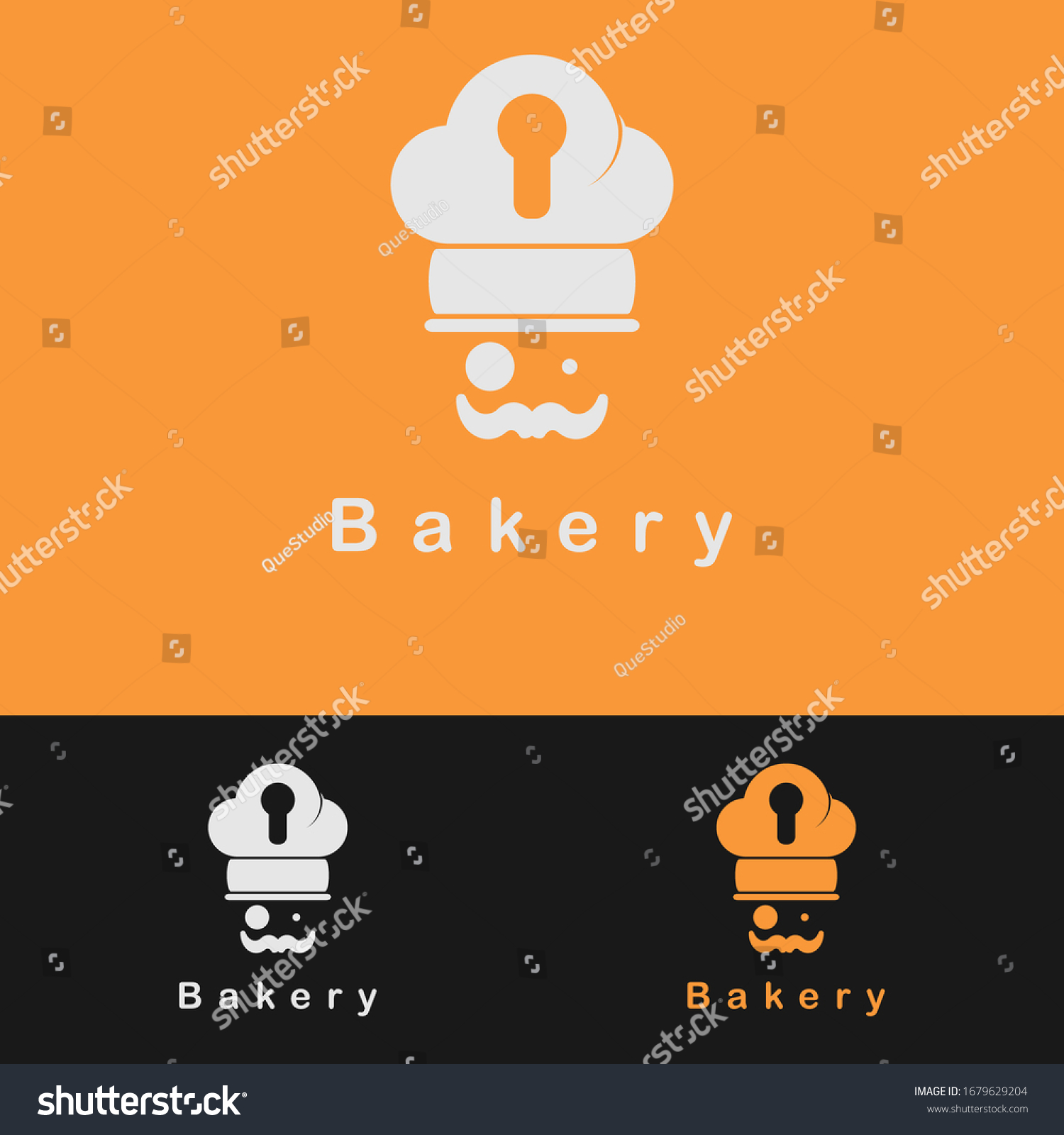 Simple Bakery Shop Concept Logo Vector Stock Vector (Royalty Free ...