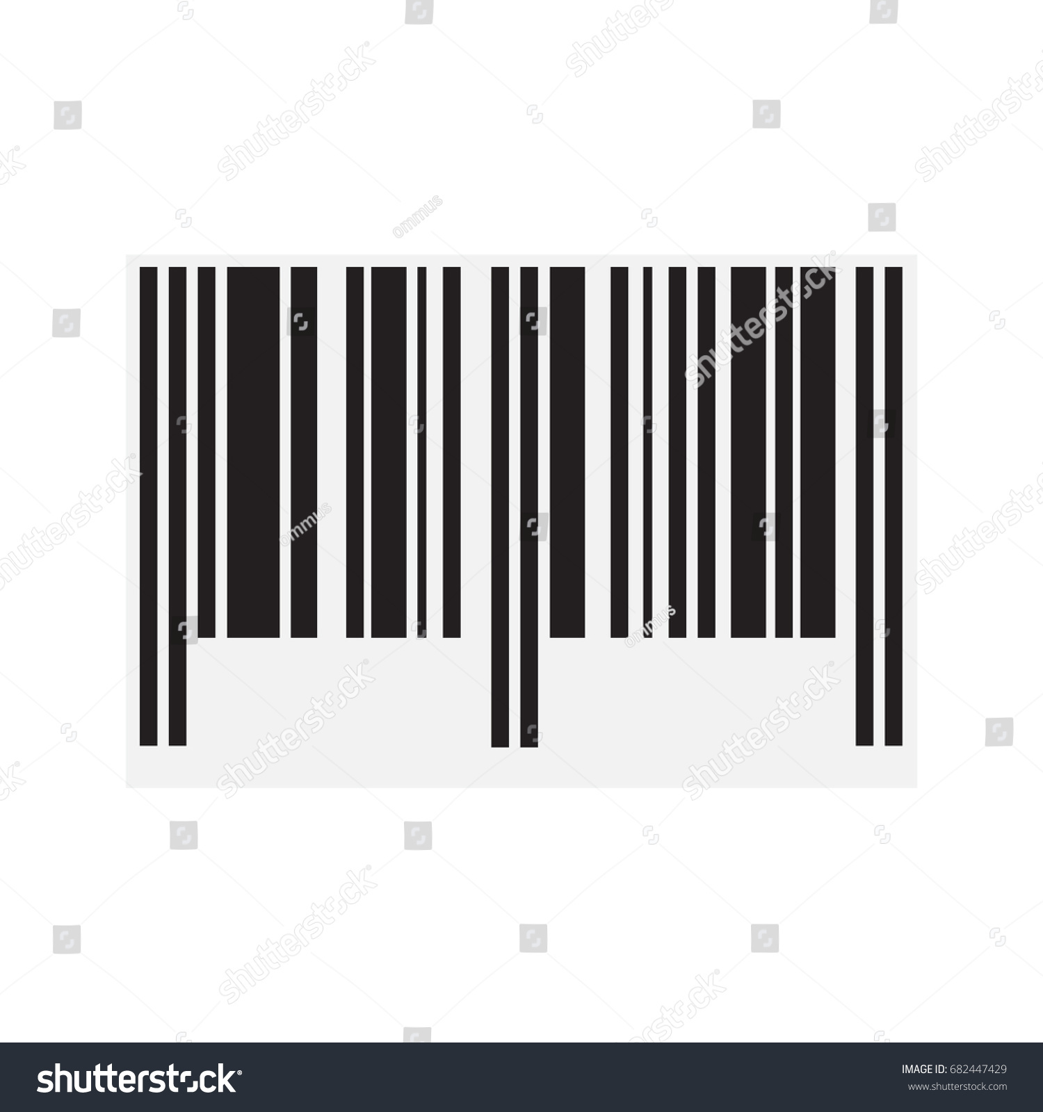 Simple Barcode Color Icon Stock Vector (Royalty Free) 682447429 ...