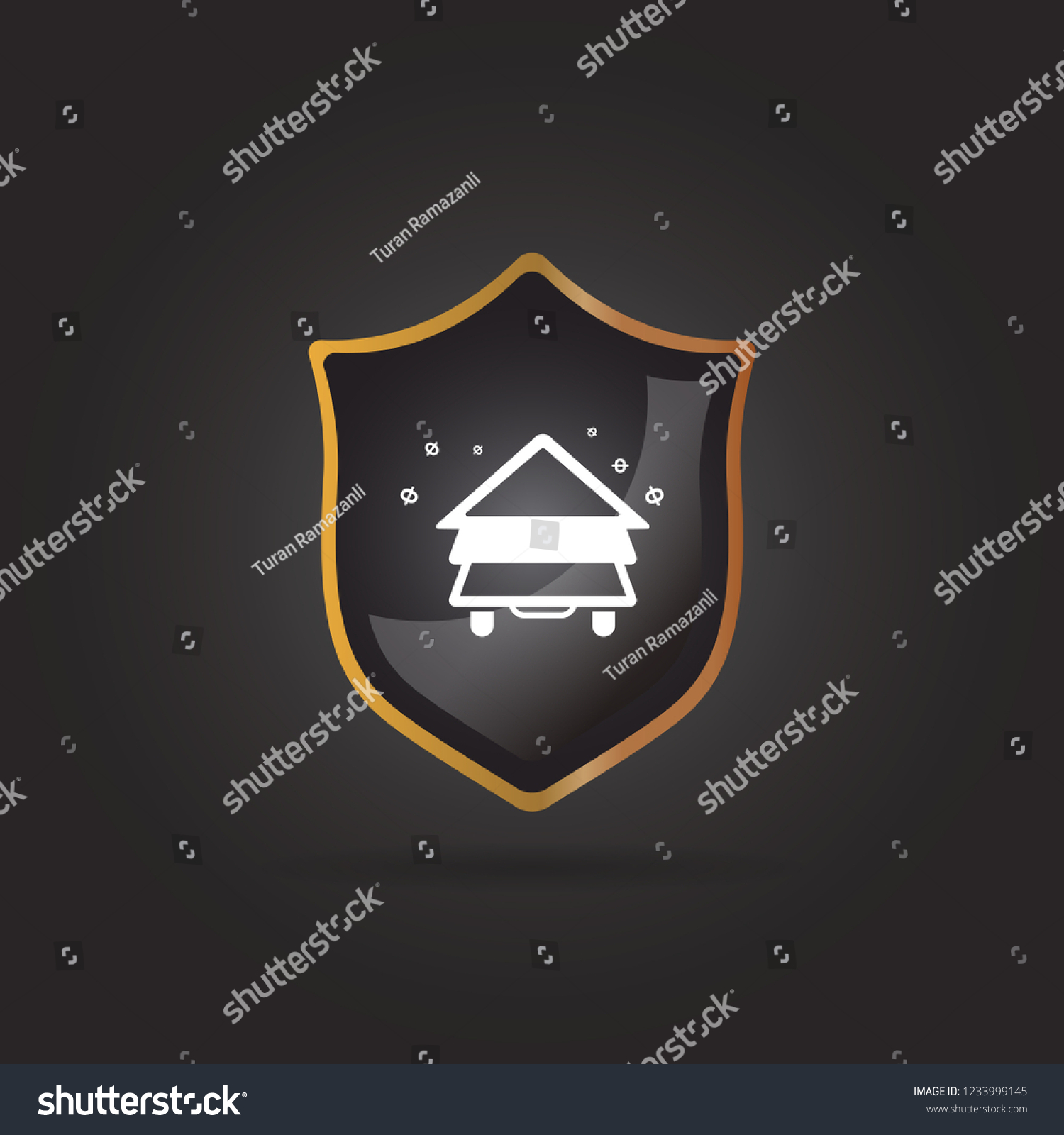 Simple Beehive Icon Stock Vector (Royalty Free) 1233999145 | Shutterstock