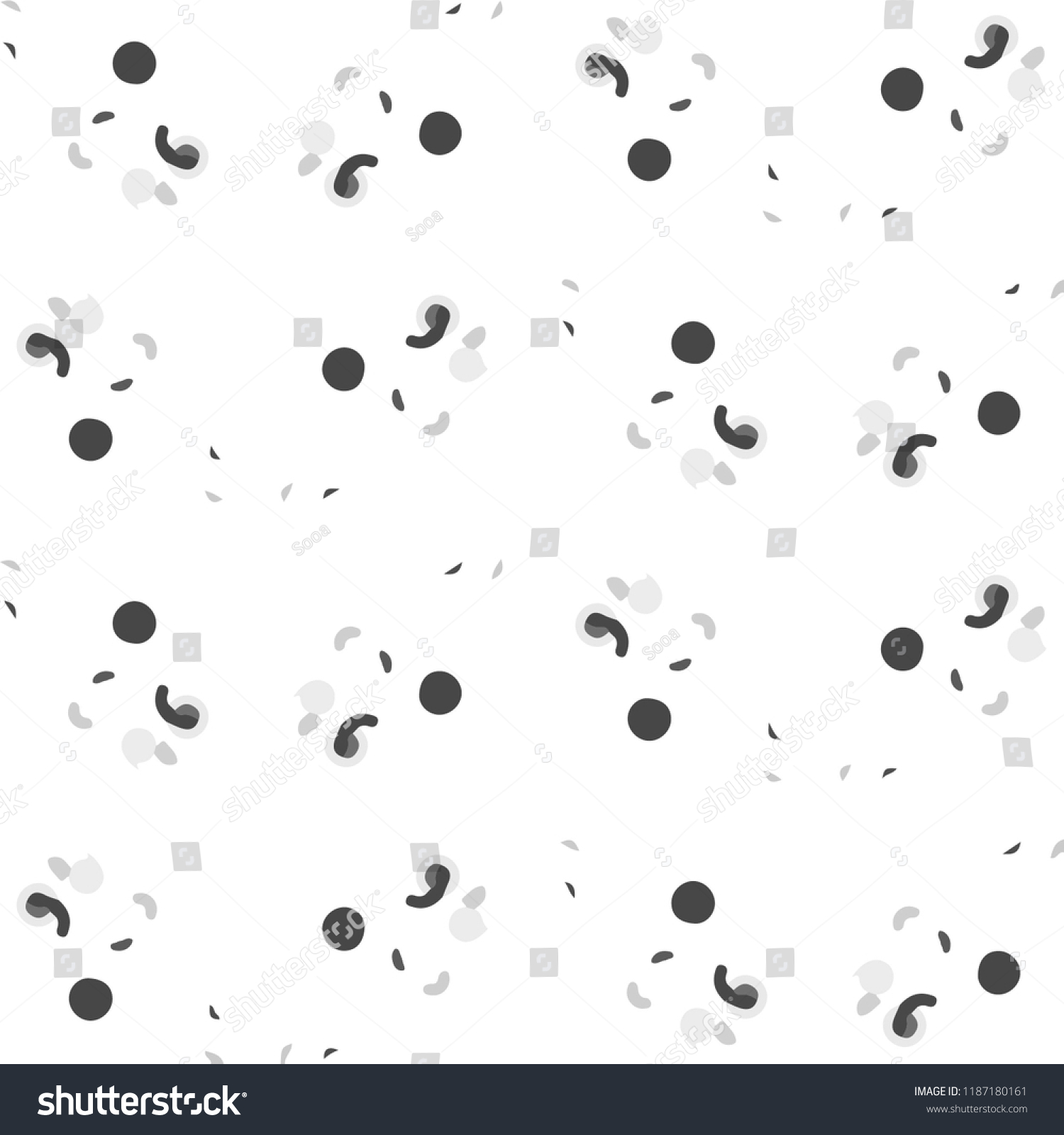 Simple Black White Vector Illustration Abstract Stock Vector (Royalty ...