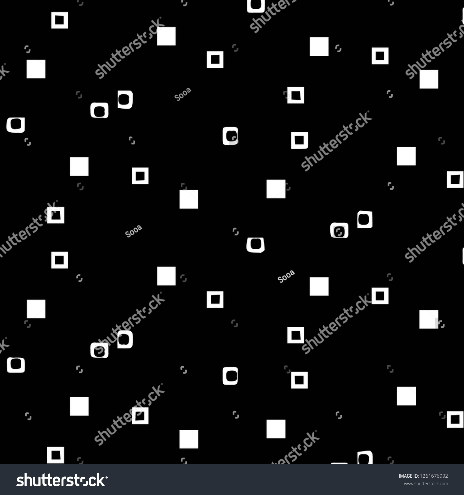 Simple Black White Vector Illustration Abstract Stock Vector (Royalty ...