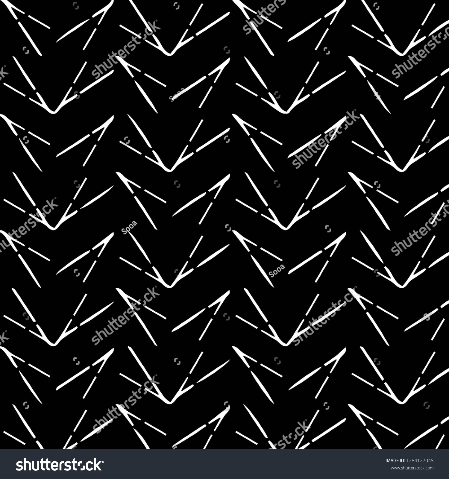Simple Black White Vector Illustration Abstract Stock Vector (Royalty ...