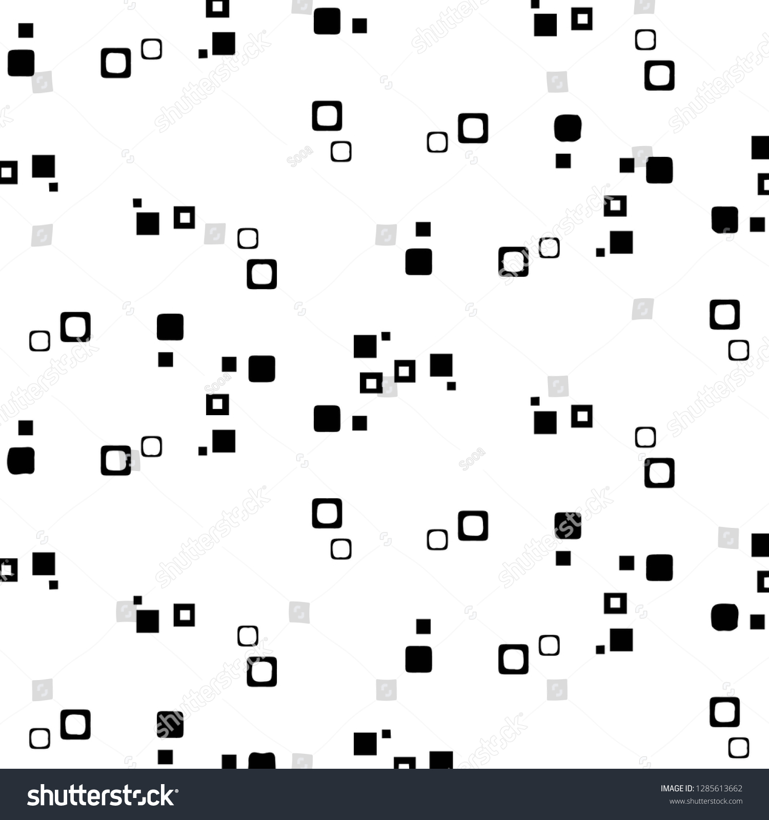 Simple Black White Vector Illustration Abstract Stock Vector (Royalty ...